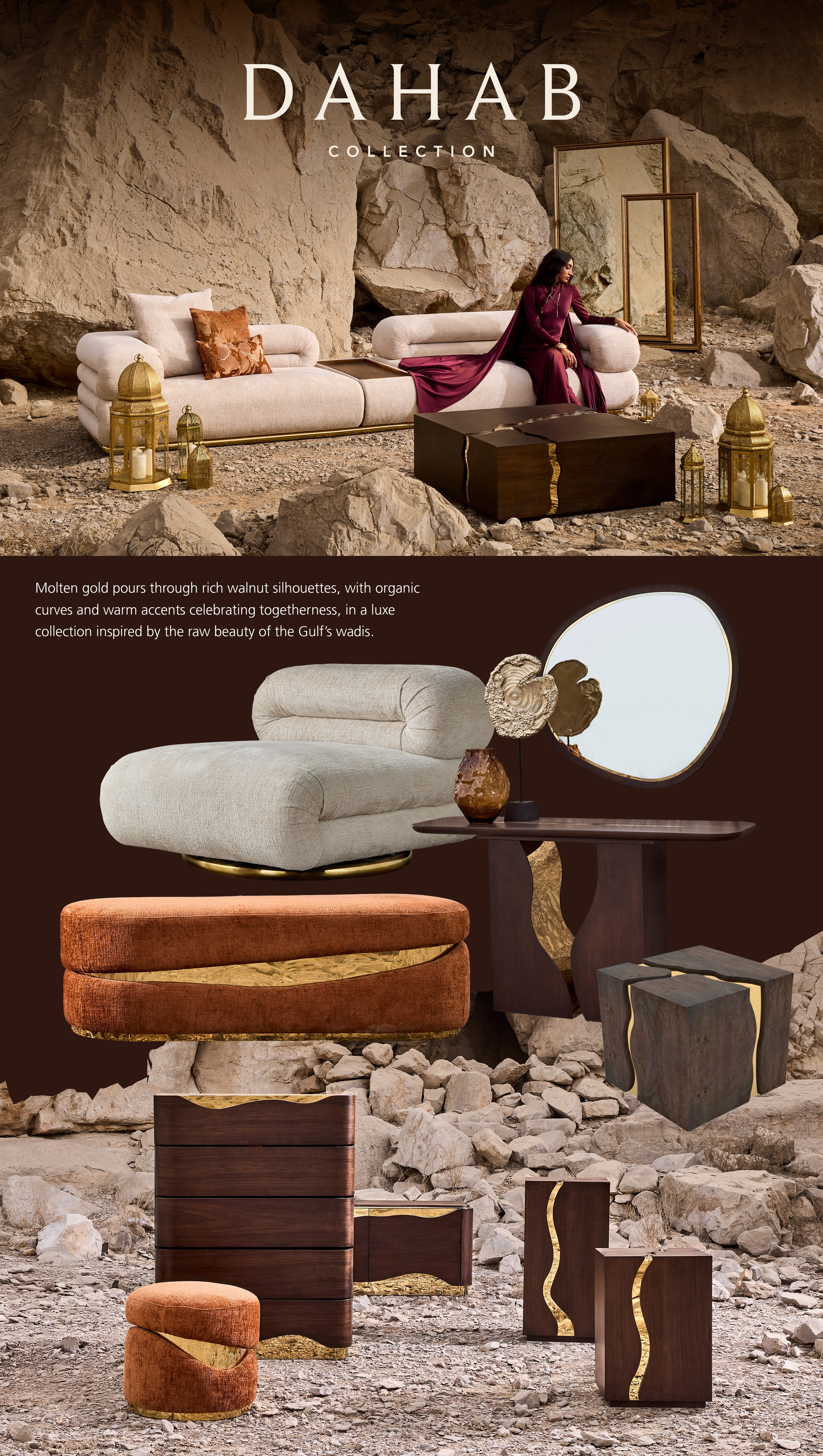 Dahab Ramadan Collection - Luxury Gold Furniture & Decor | Home Centre