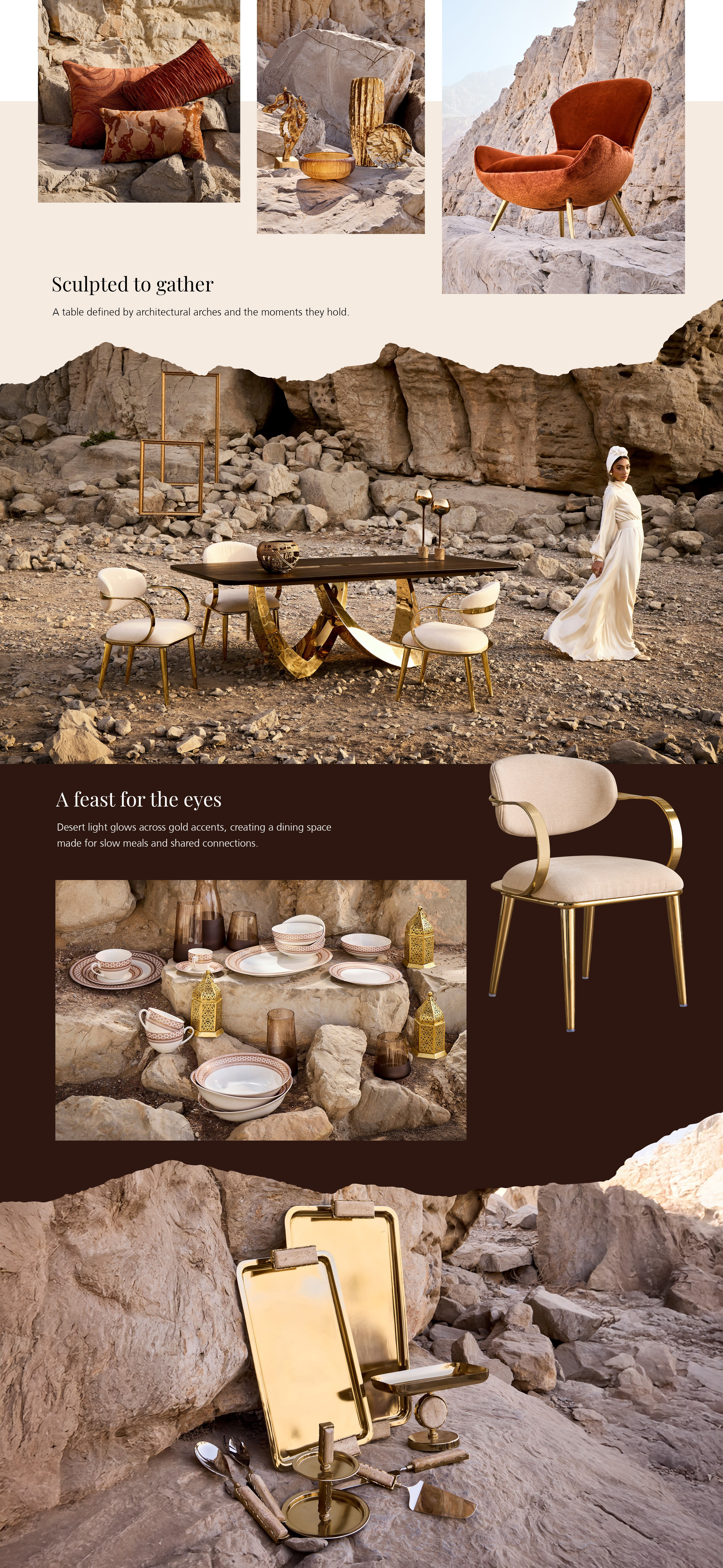 Dahab Ramadan Collection - Luxury Gold Furniture & Decor | Home Centre