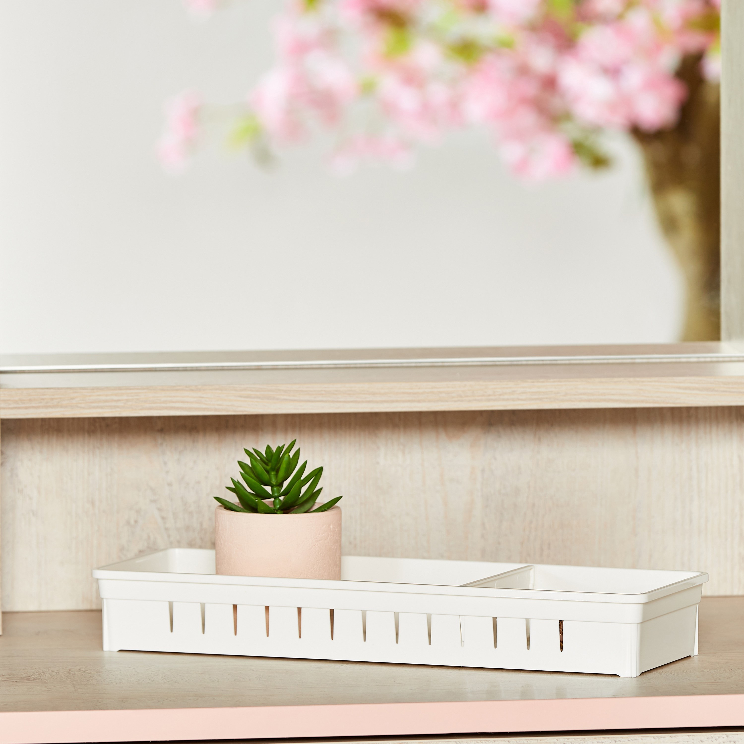 Shop Rectangular Drawer Organizer with 1 Divider | Homecentre Egypt