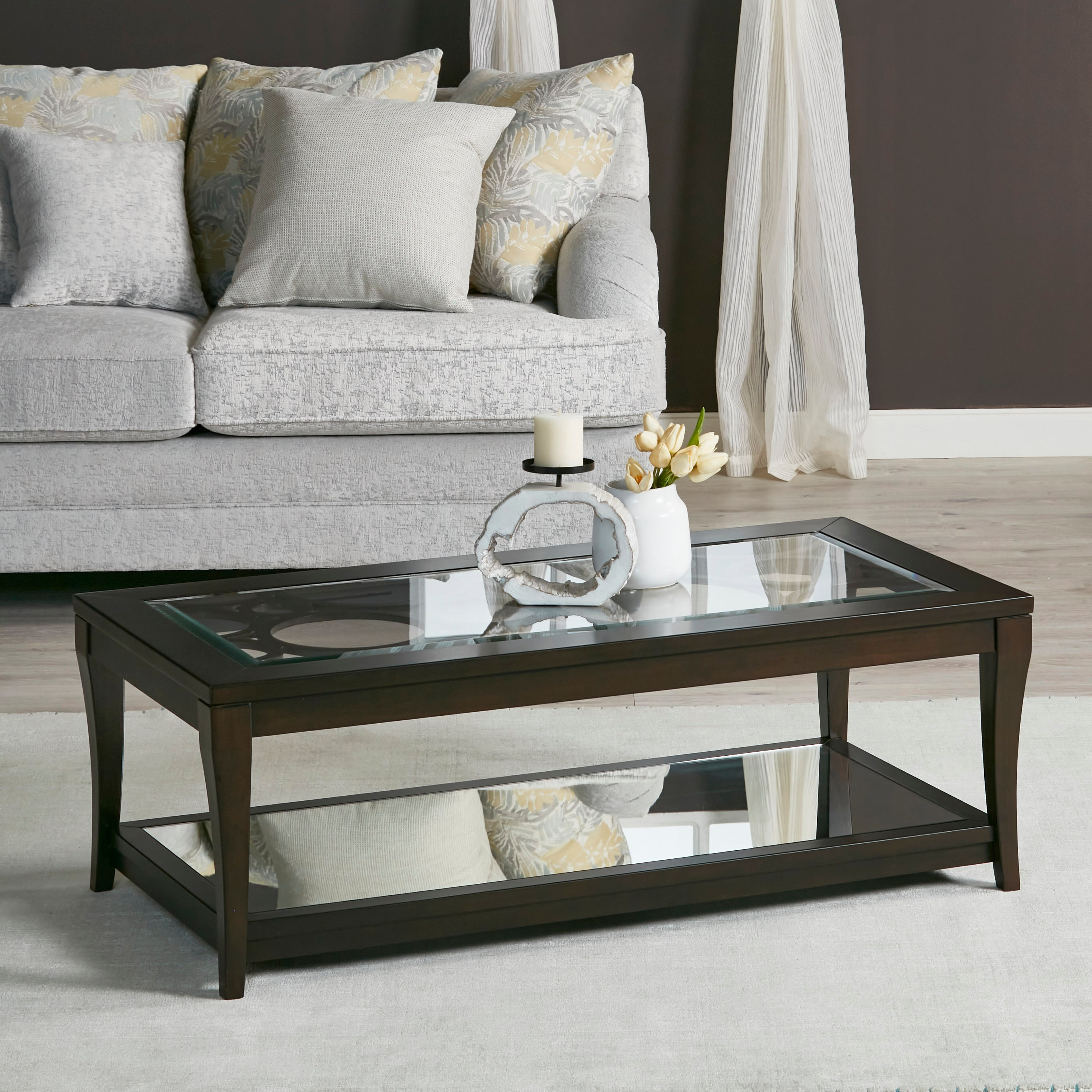 Shop Slayford Glass Top Coffee Table | Homecentre Oman