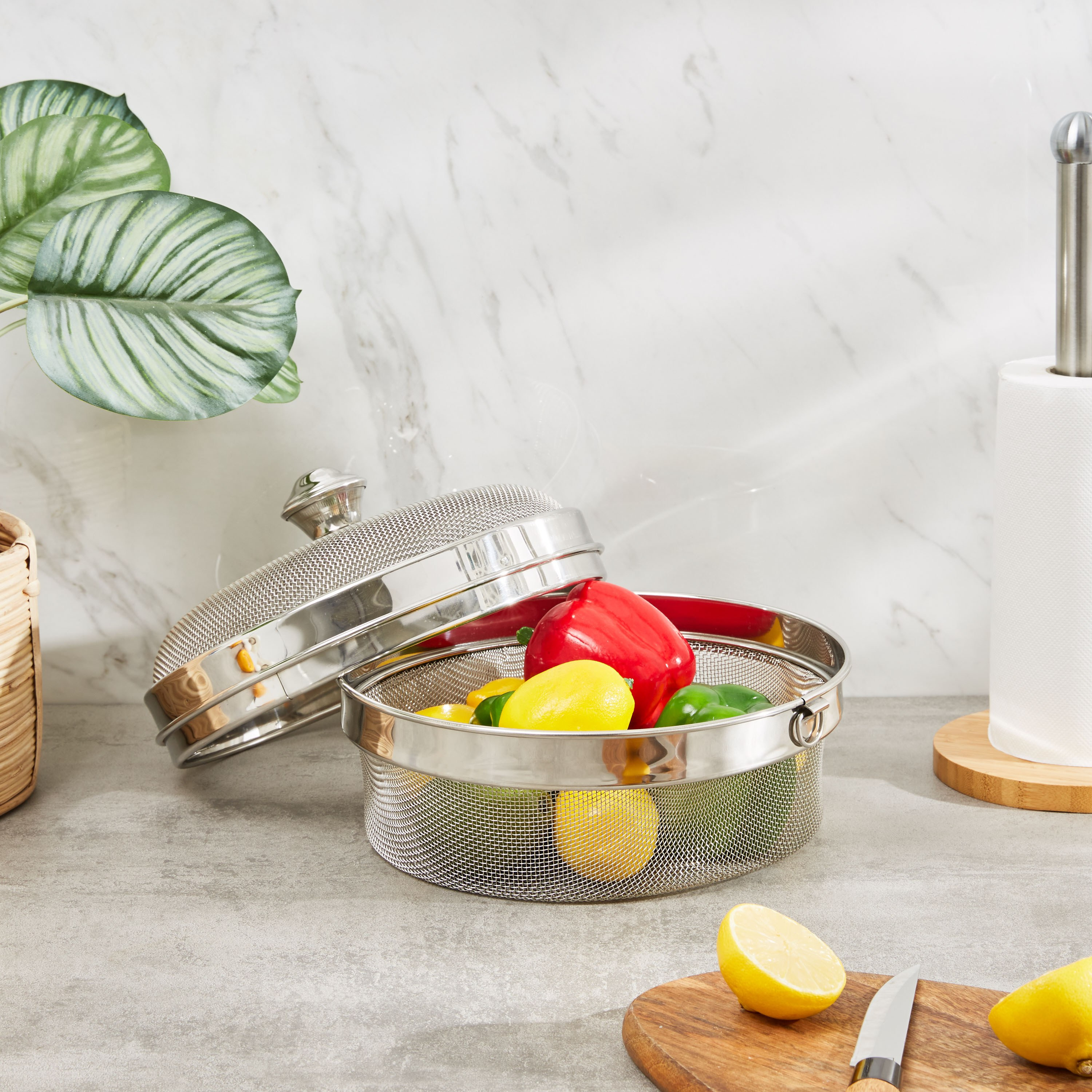 Shop Stellac Round Basket with Cover | Homecentre Oman