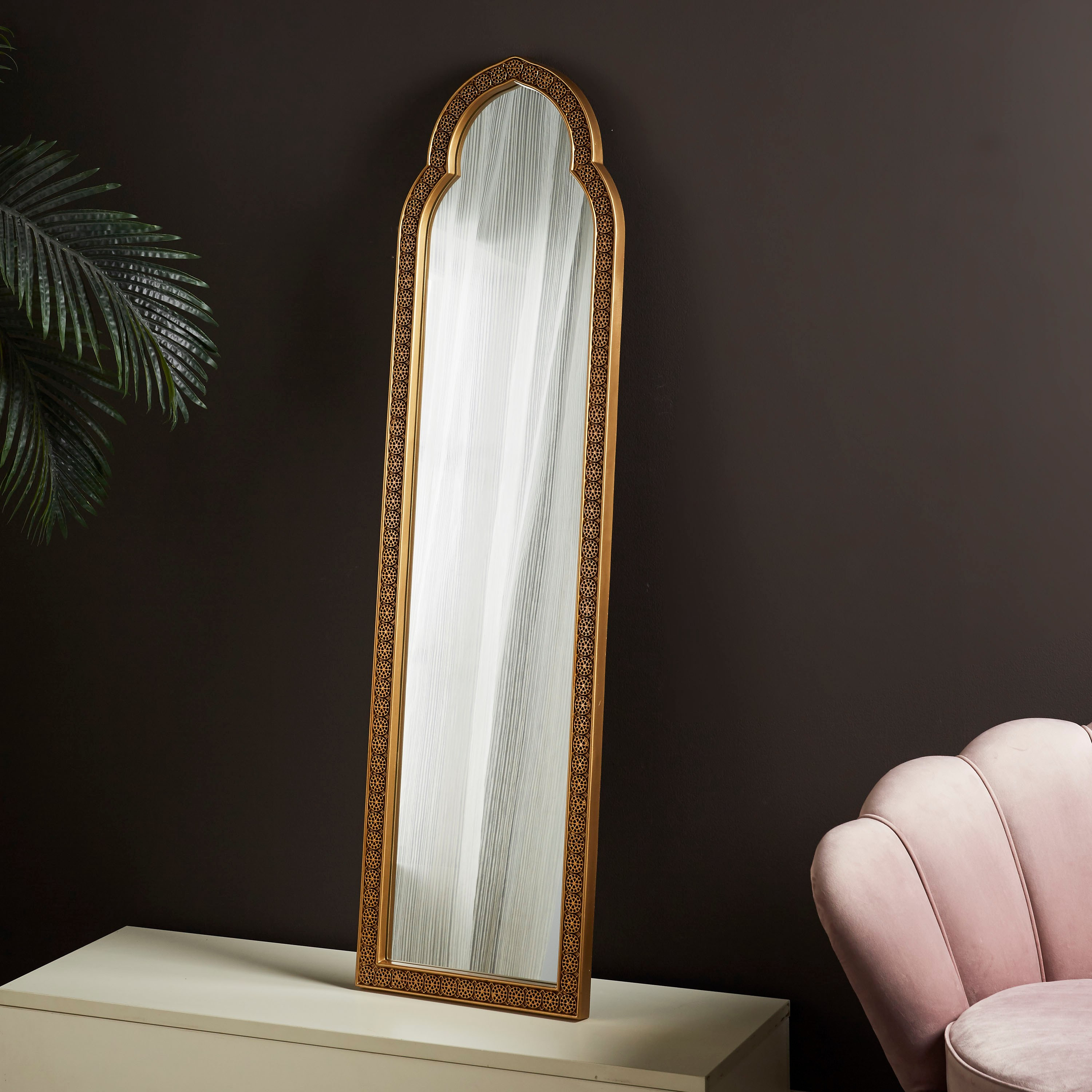Shop Arc Light Floor Mirror | Home Centre KSA