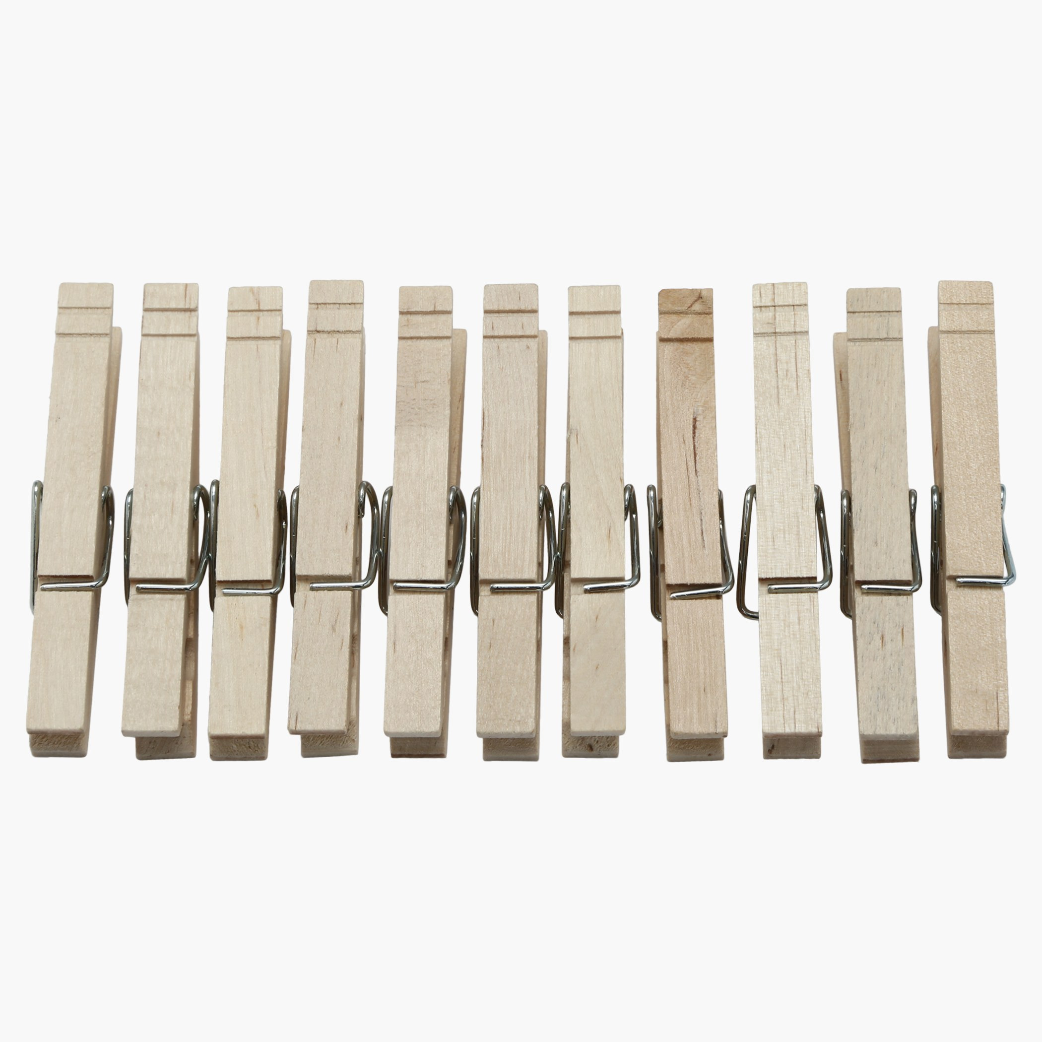 Shop Wooden Clothes Peg - Set of 100 | Home Centre UAE