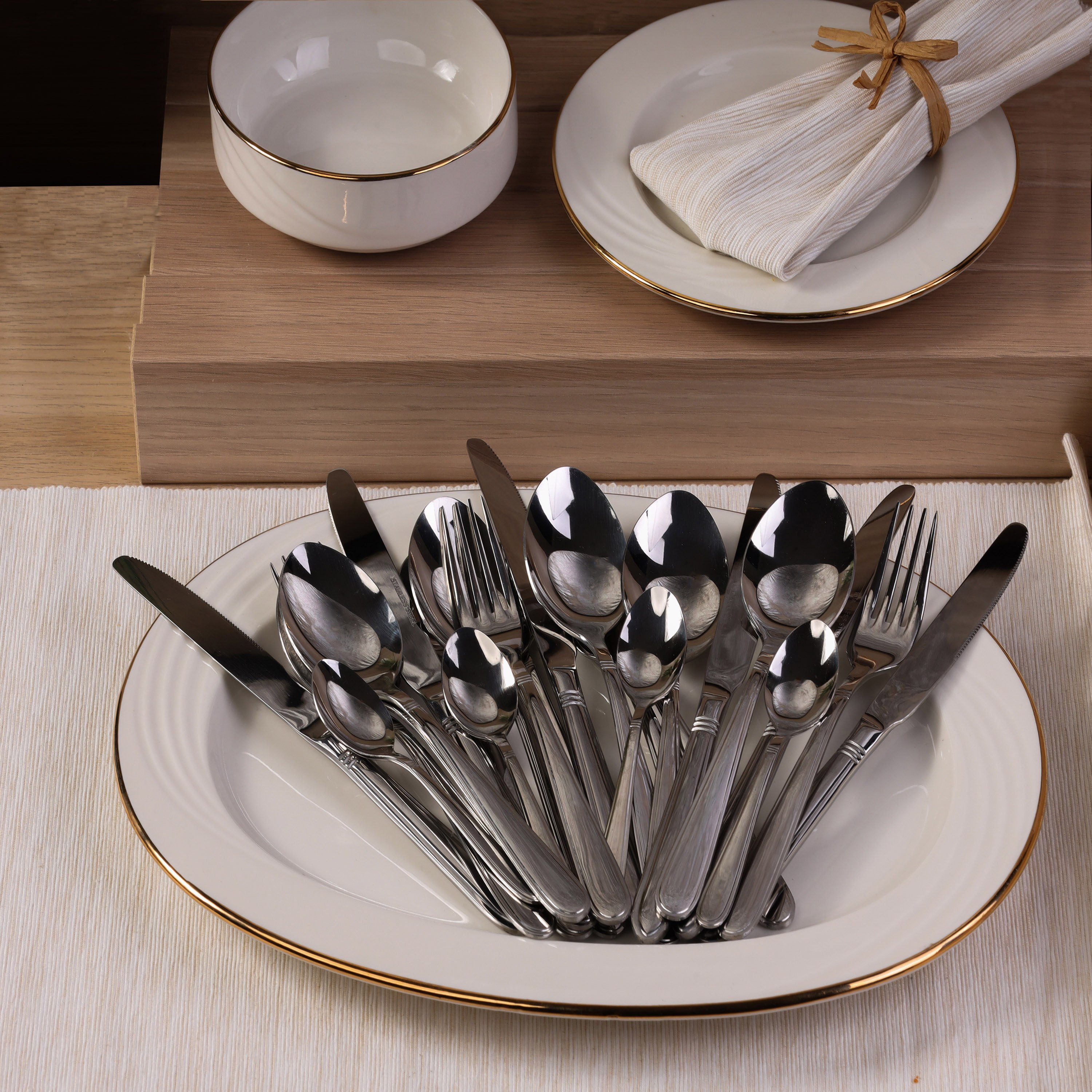 Shop Paris 24-Piece Cutlery Set | Homecentre Egypt
