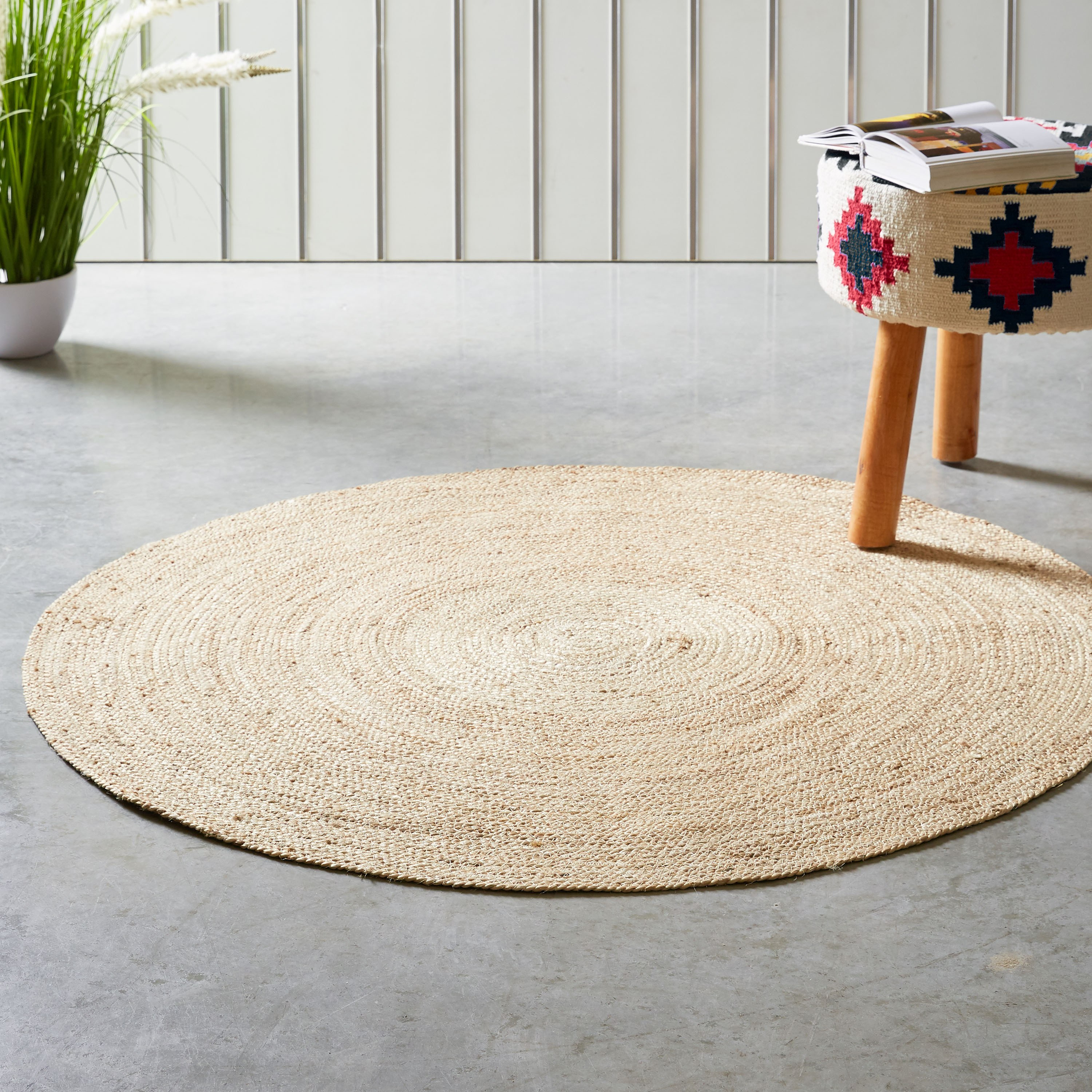 Shop Cottage Braided Mat - 120 cms Online | Home centre UAE