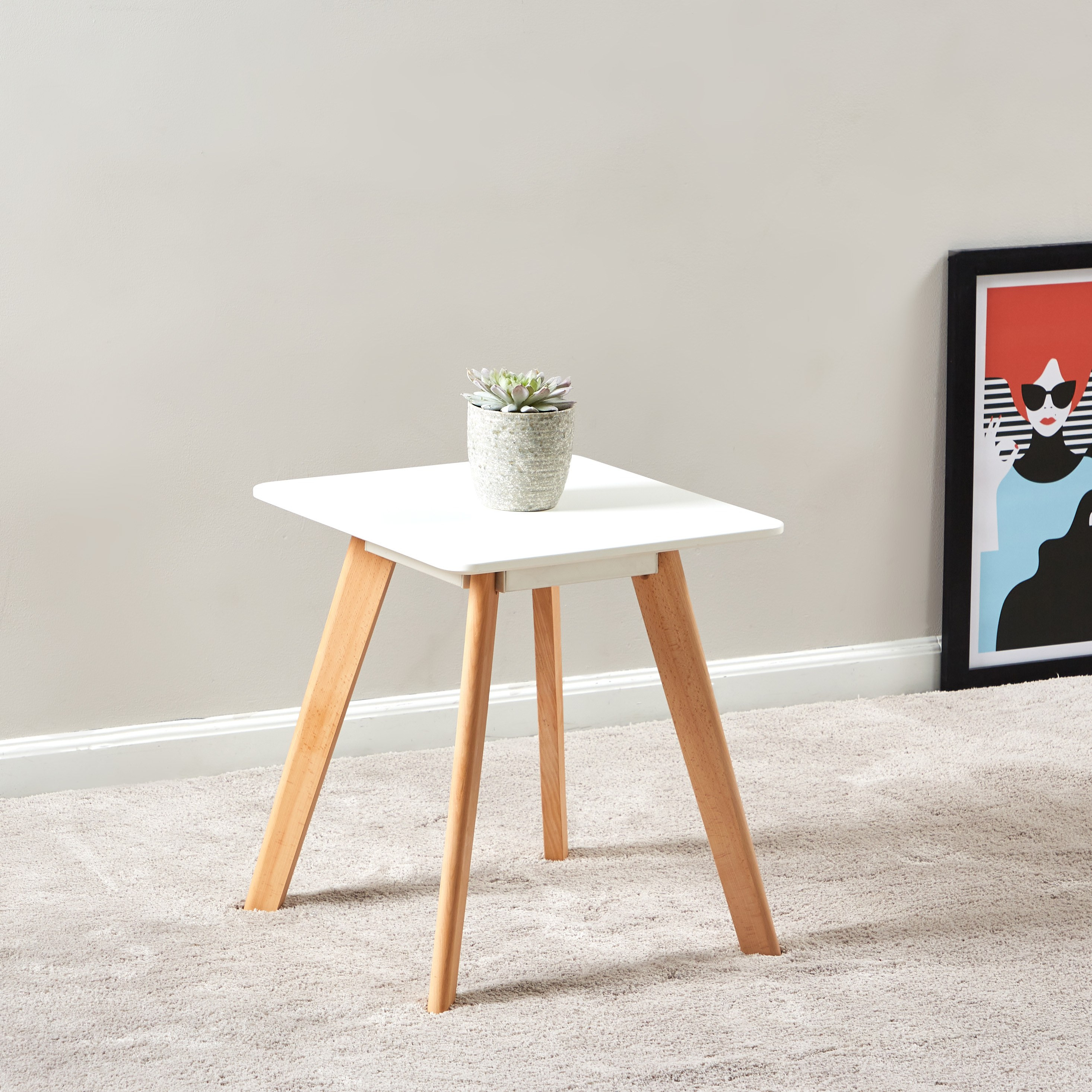 Shop Meadow Wooden Top Side Table | Homecentre Oman