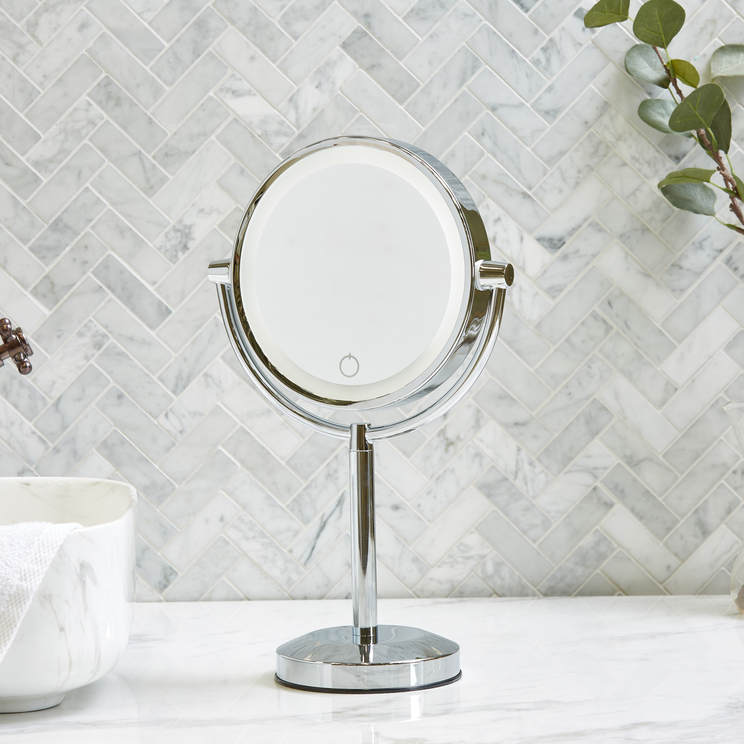 Shop LED Double Sided Table Mirror - 20 cm | Homecentre Egypt