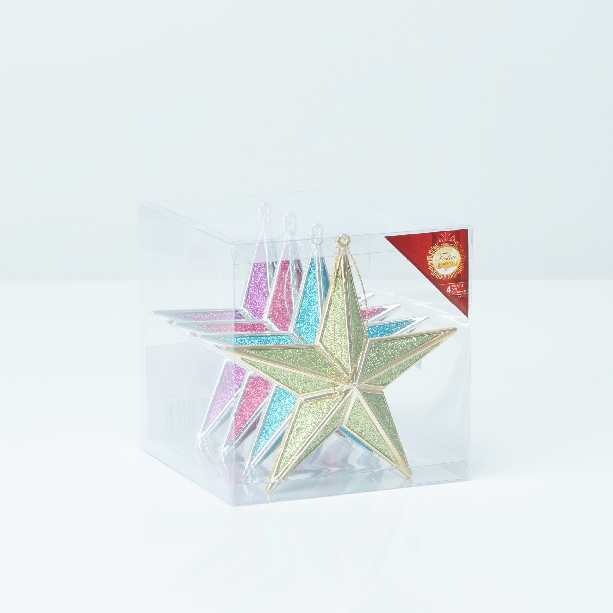 Shop Carnival Star Ornament - Set of 4 Online | Home Centre UAE