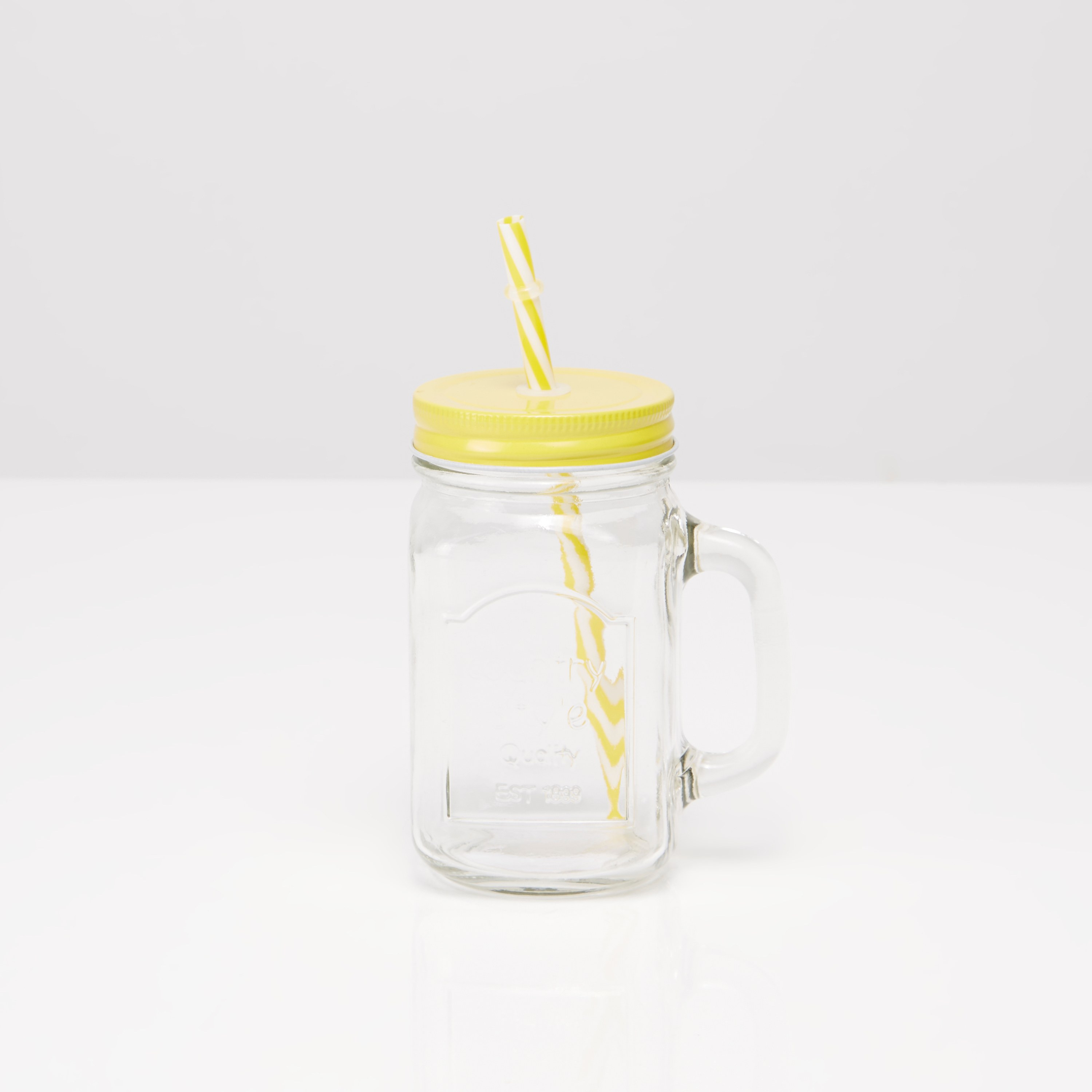 Shop Coby Mason Jar Sipper - 450 ml | Home Centre Qatar