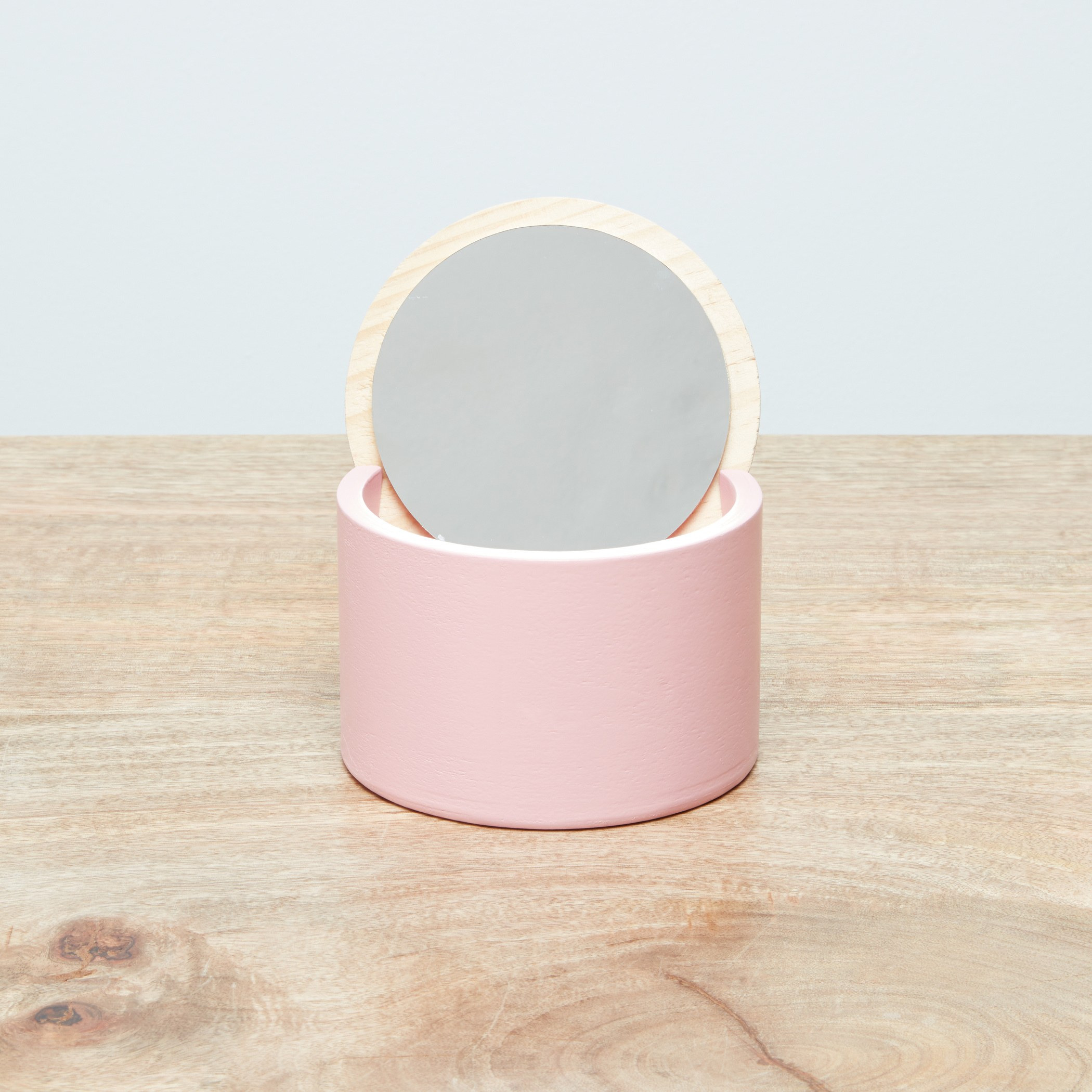 Shop Felicia Round Jewellery Box with Mirror and Lid Online | Home ...