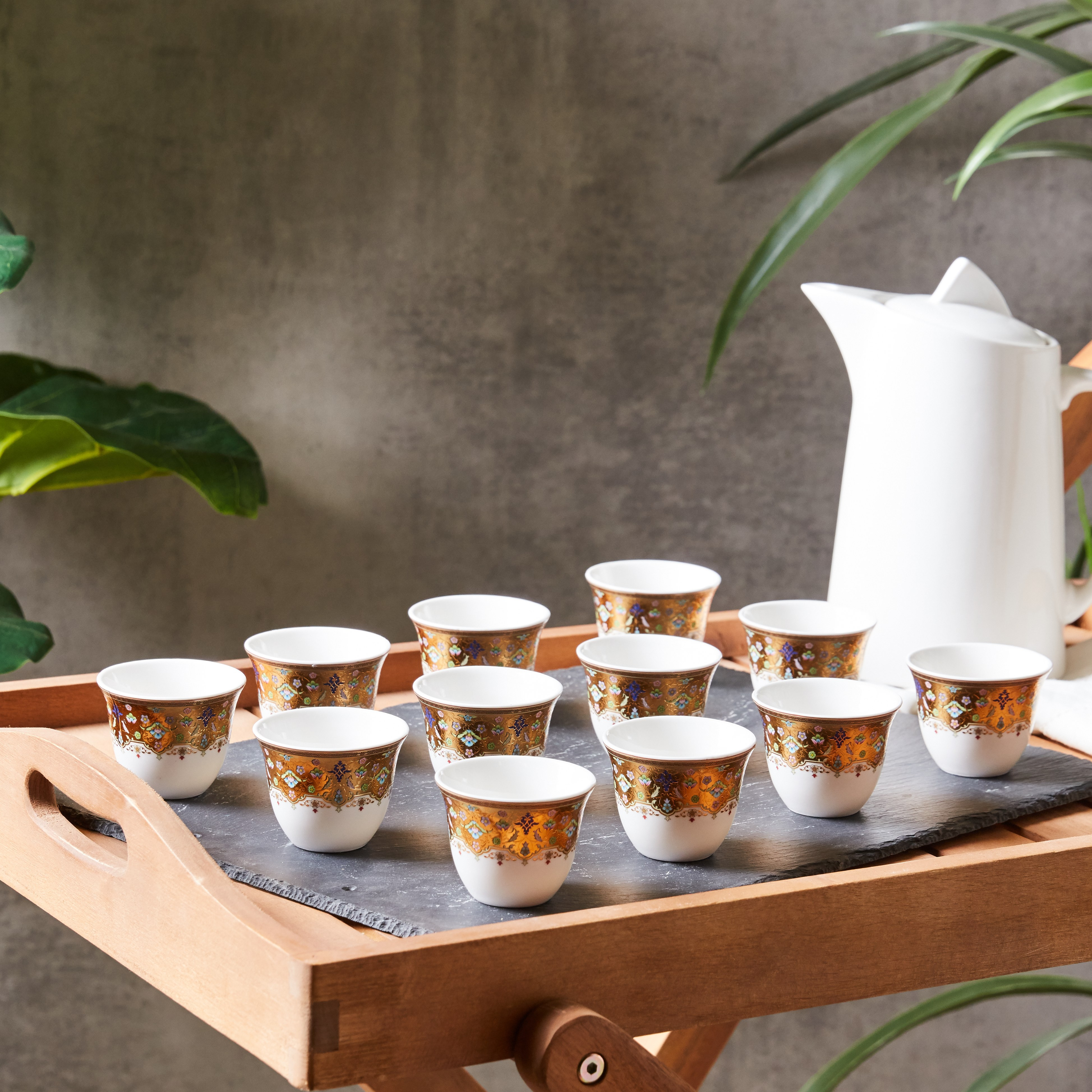 Shop Altina 12-Piece Qahwa Cup Set | Home Centre Qatar