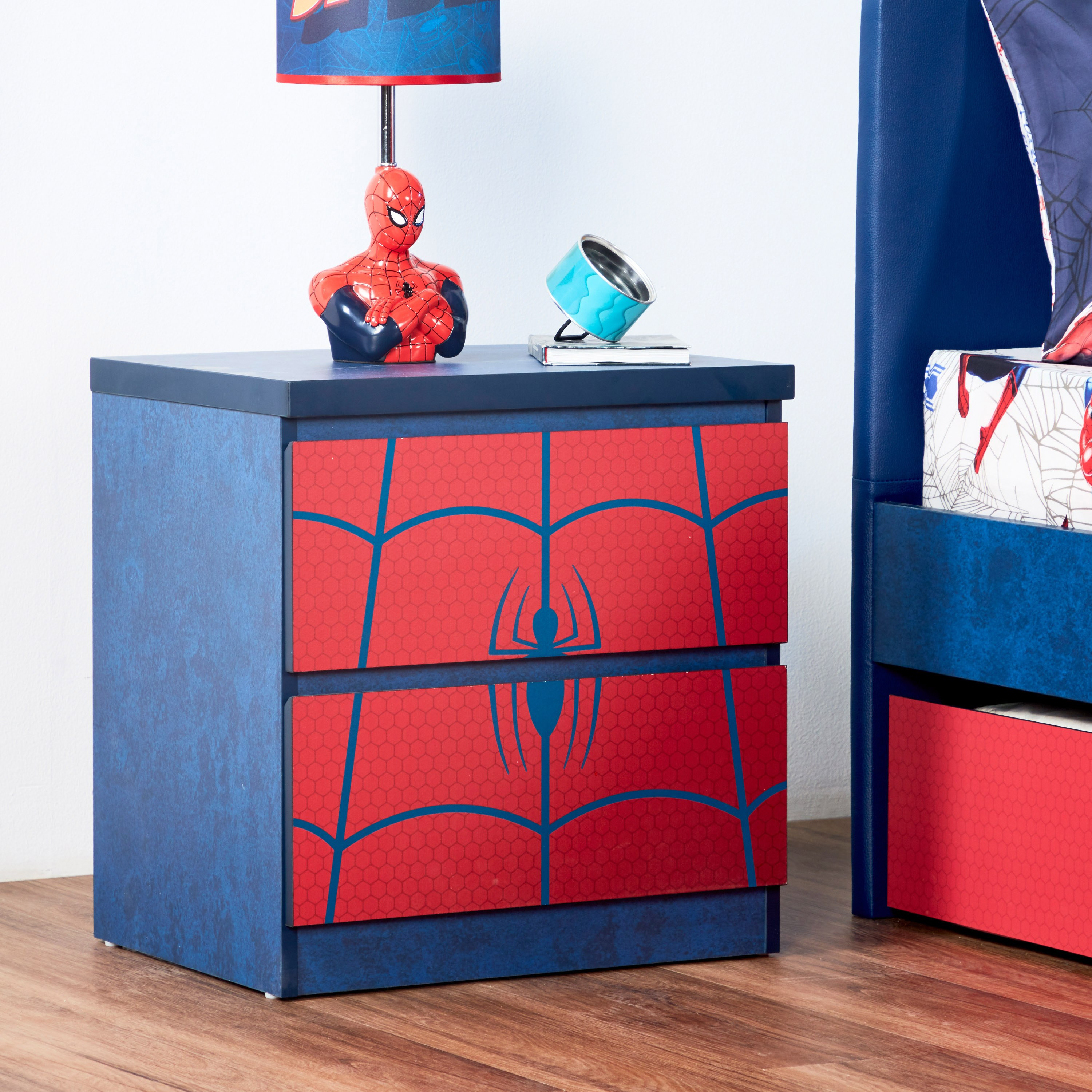 Shop Disney Spider-Man 2-Drawer Nightstand | Homecentre Oman