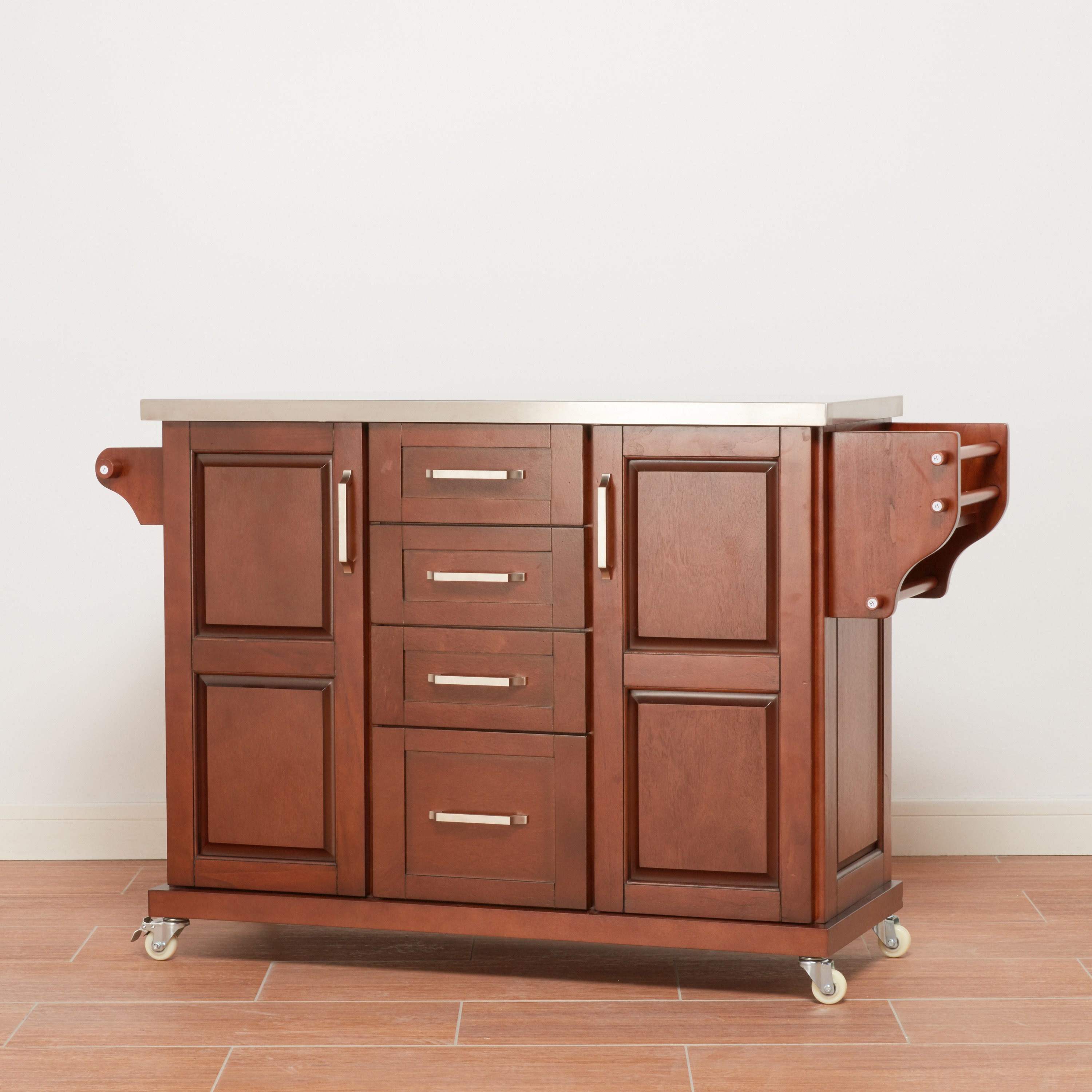 Shop Lynnfield Kitchen Cart with 2-Doors and 4-Drawers | Home Centre Kuwait