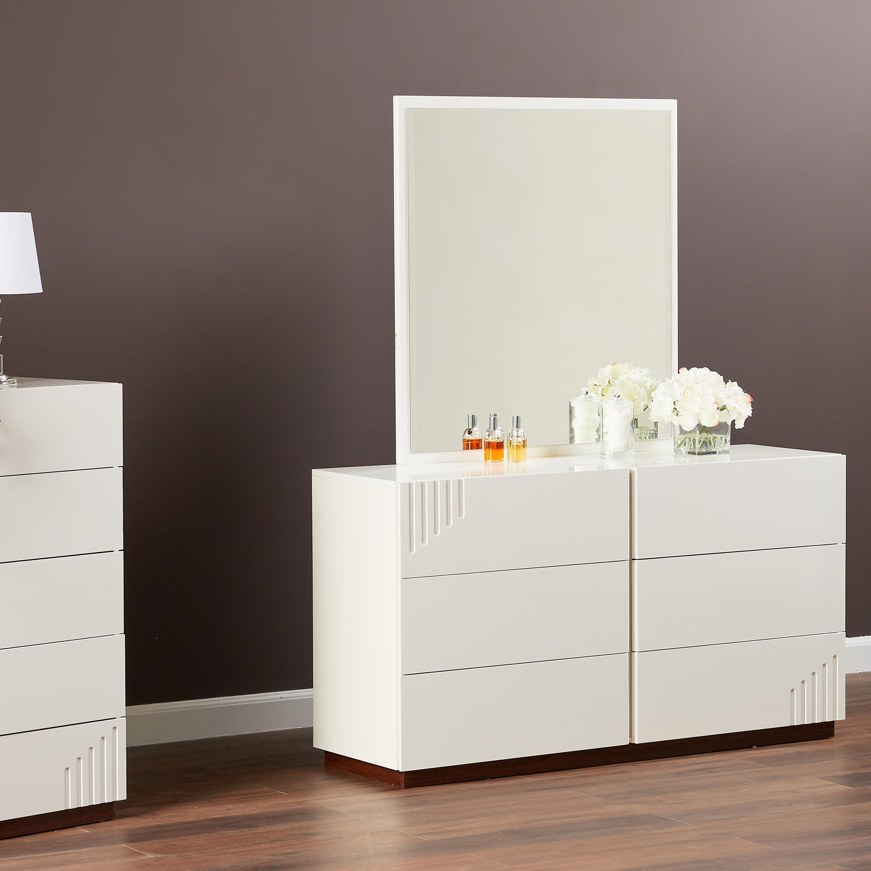 Shop Felix 6-Drawer Dresser with Mirror | Home Centre UAE