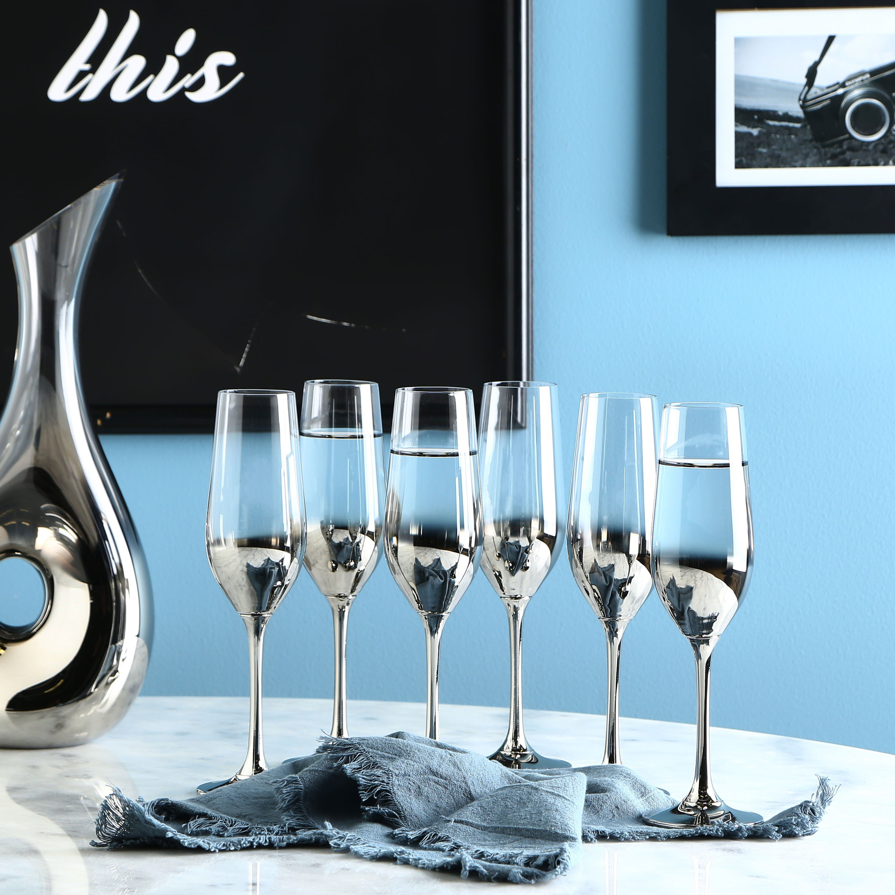 Shop Triton Stemware 6-Piece Glass Set - 235 ml | Homecentre Oman