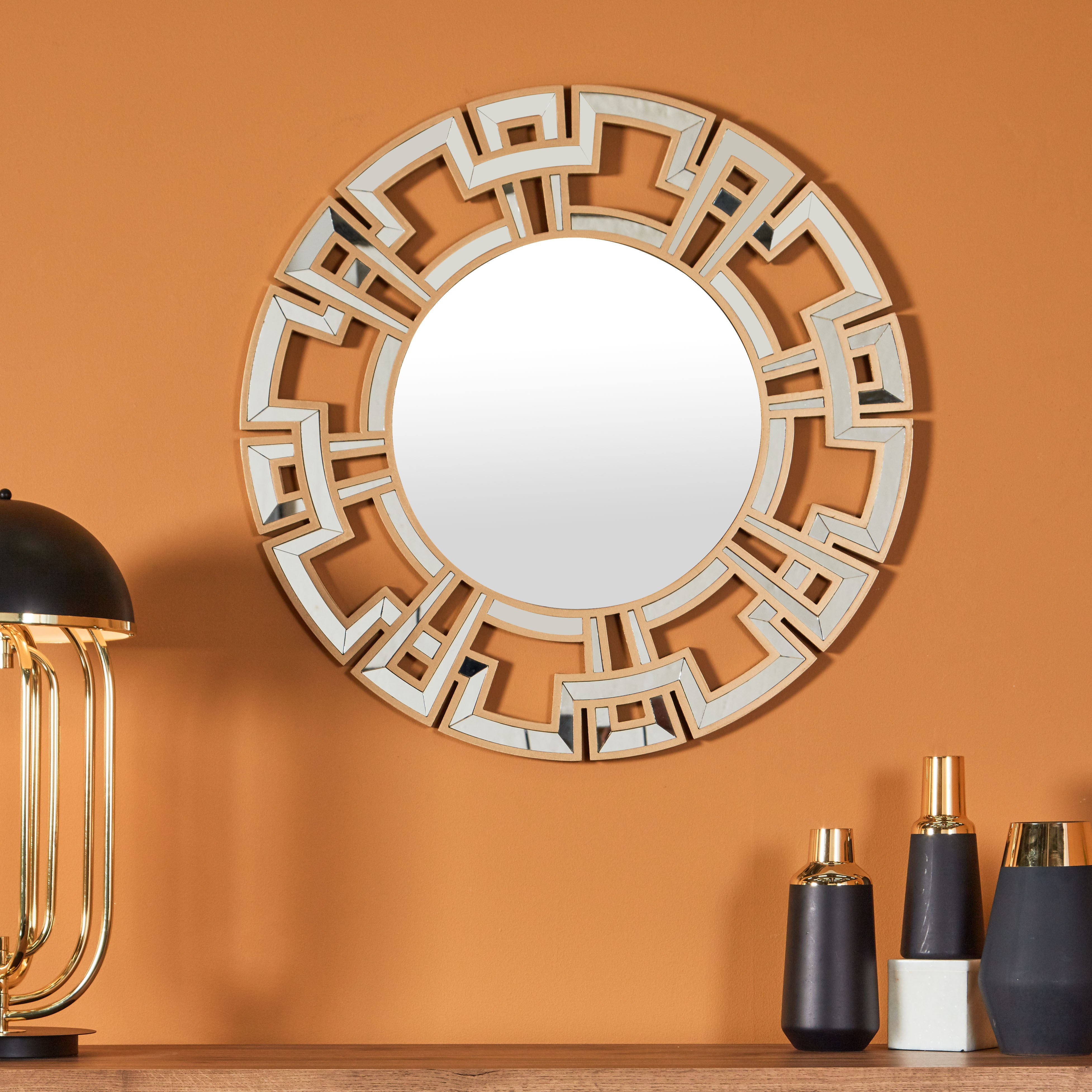 Shop Greca Wall Mirror - 80 cms | Home Centre UAE