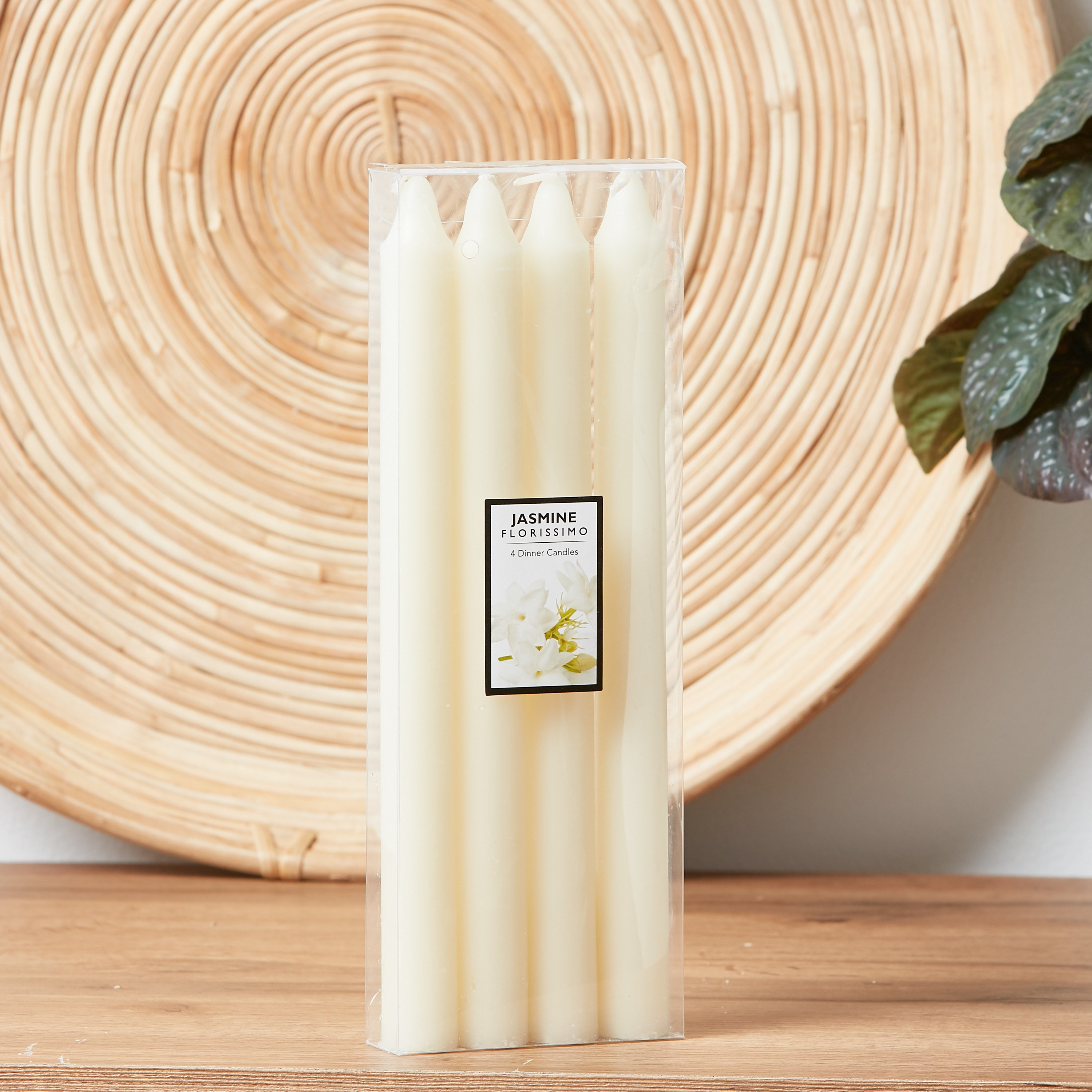 Shop Essentials Jasmine Florissimo Dinner Candle - Set of 4 Online ...