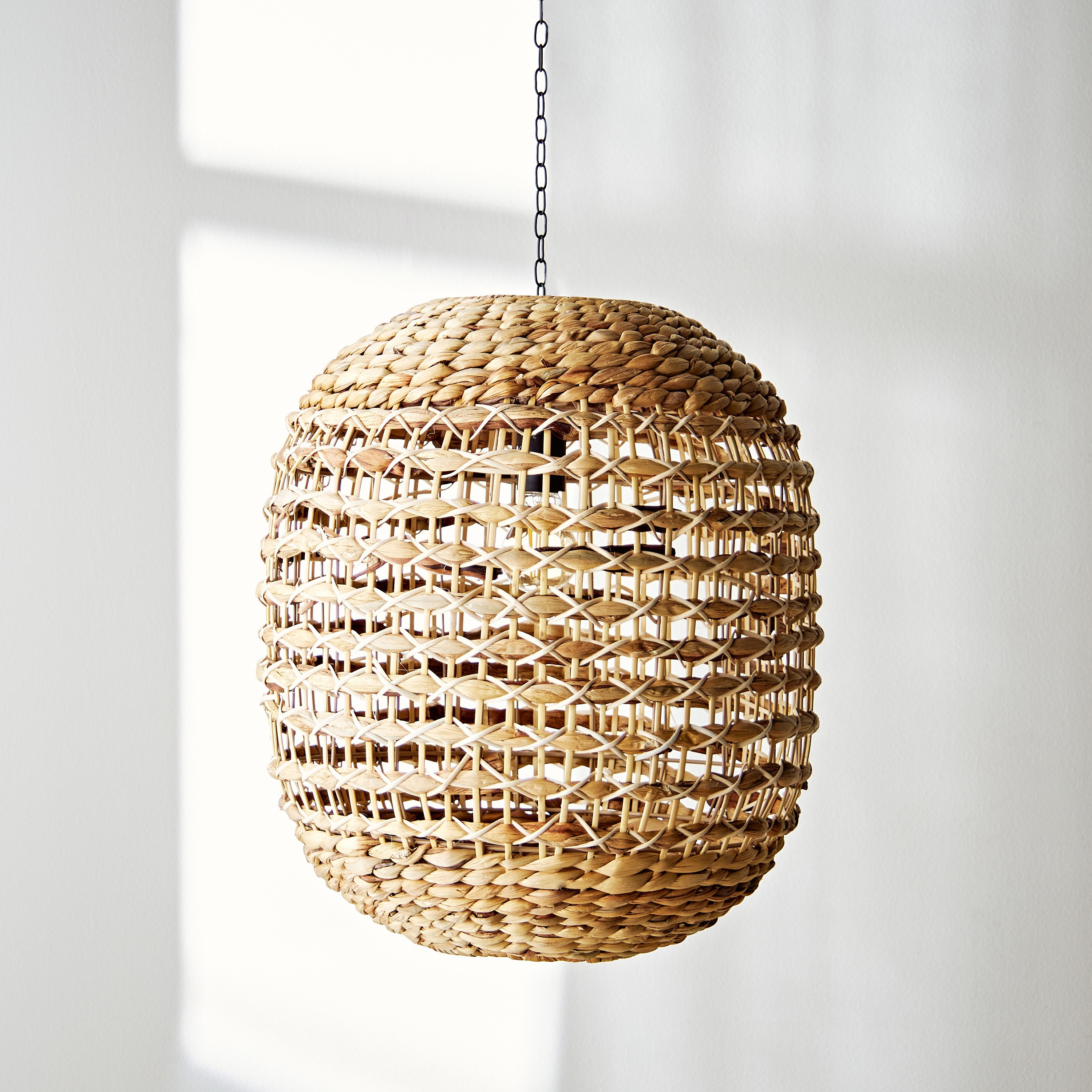 Shop Naturel Water Hyacinth Pendant Lamp - 47 cm Online | Home centre Saudi