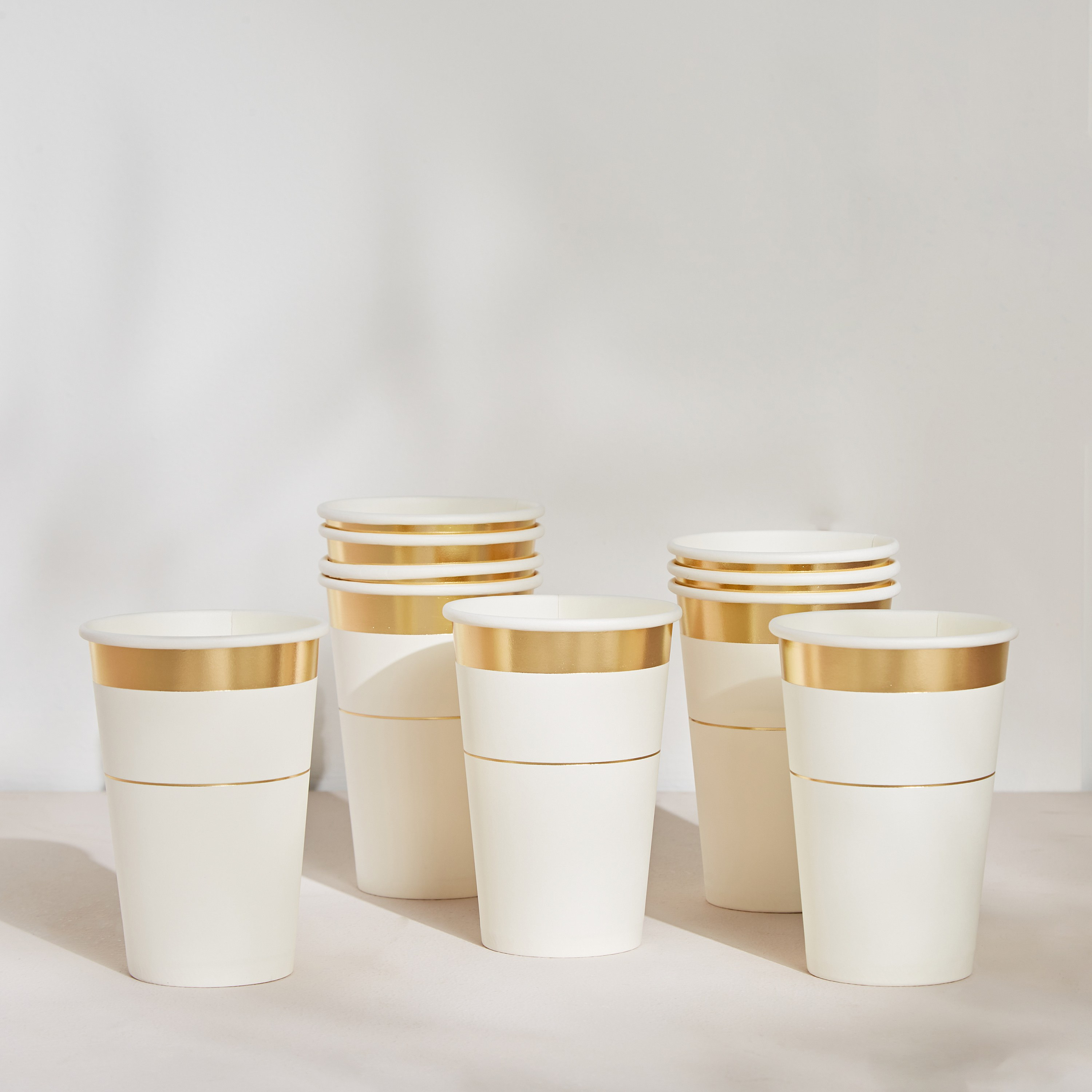Shop Rimmed 10-Piece Cup Set - 360 ml | Homecentre Oman