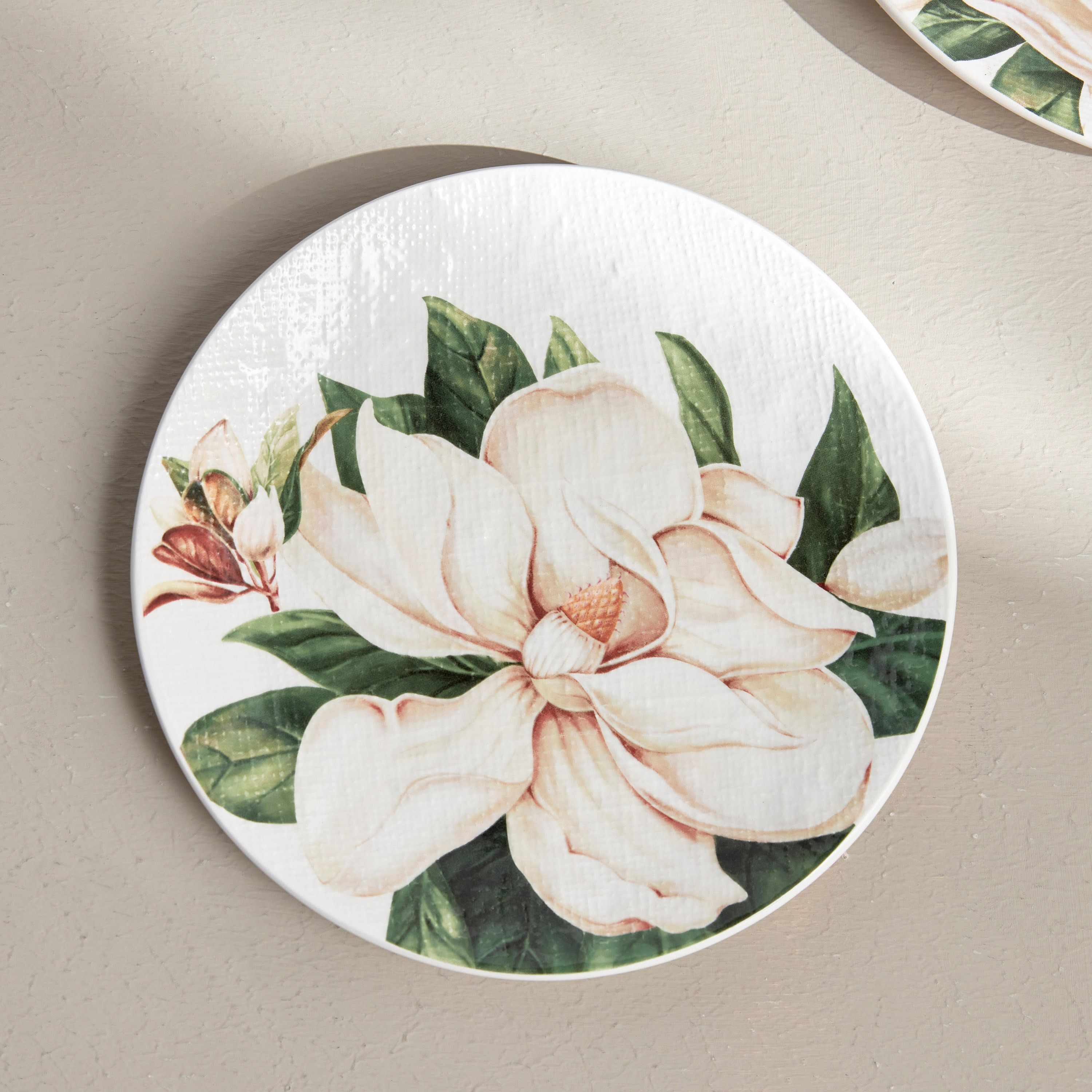 Shop Magnolia Print Dinner Plate - 28 cm | Home Centre UAE