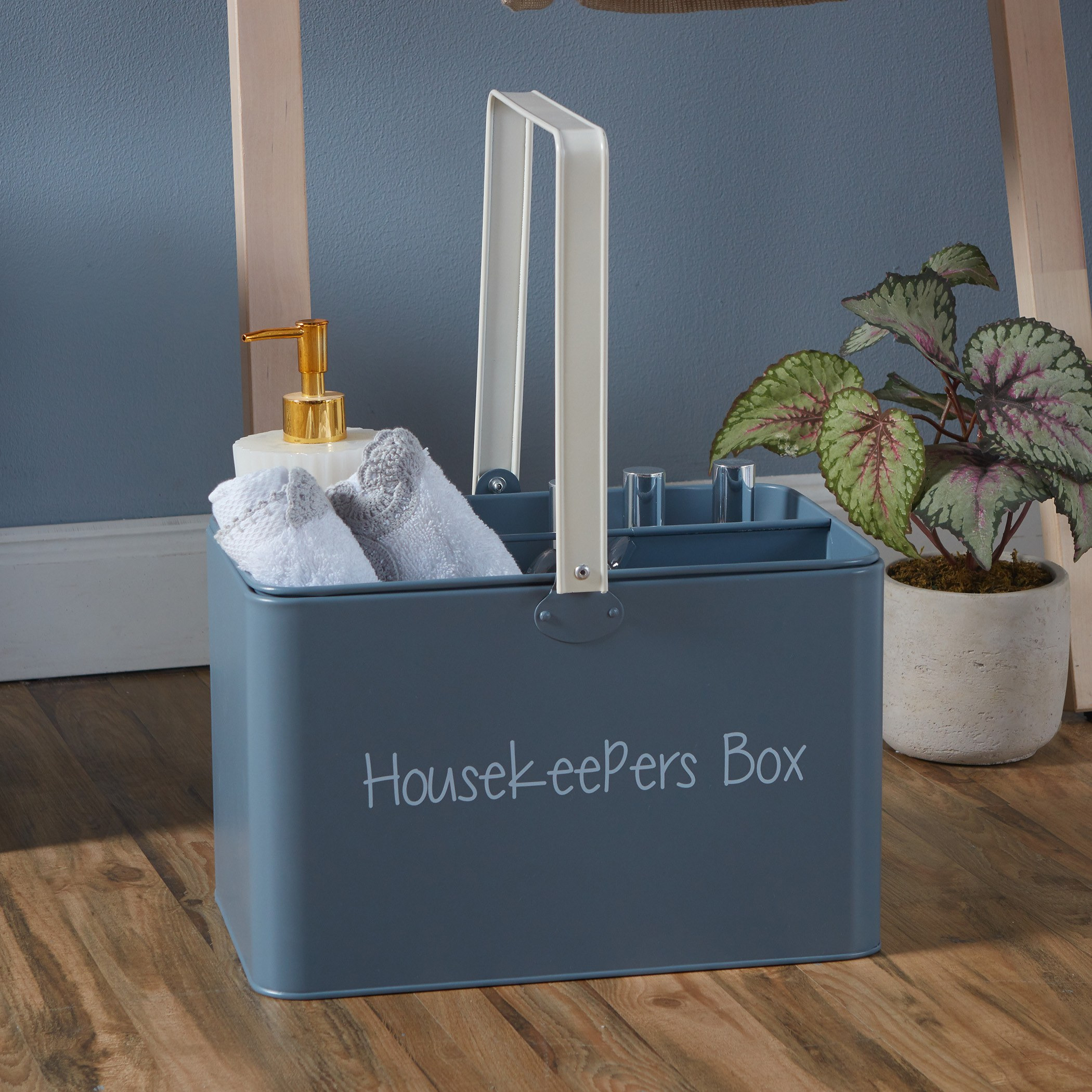 Shop Renzo Housekeeping Box with Handle | Homecentre Oman