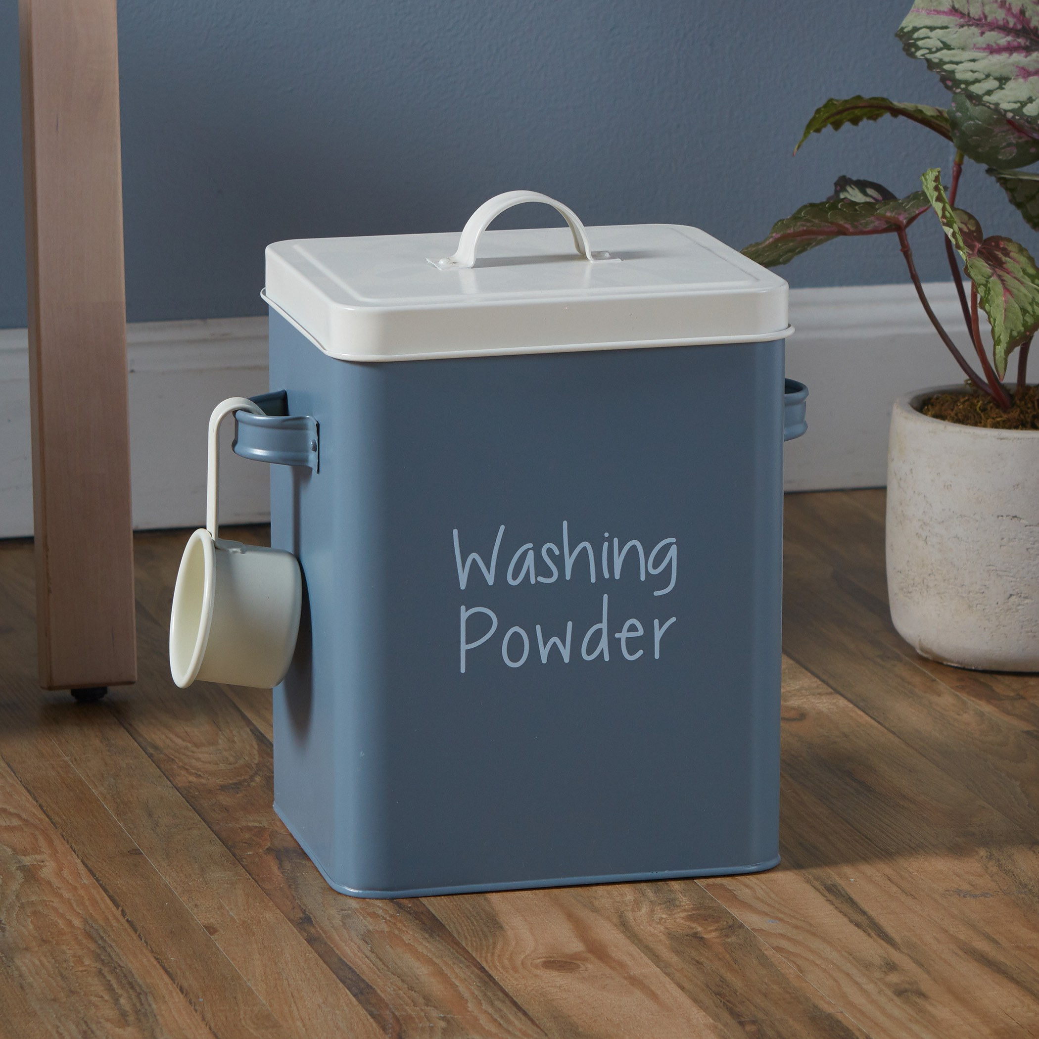 Shop Renzo Washing Powder Box with Lid and Scoop | Homecentre Oman