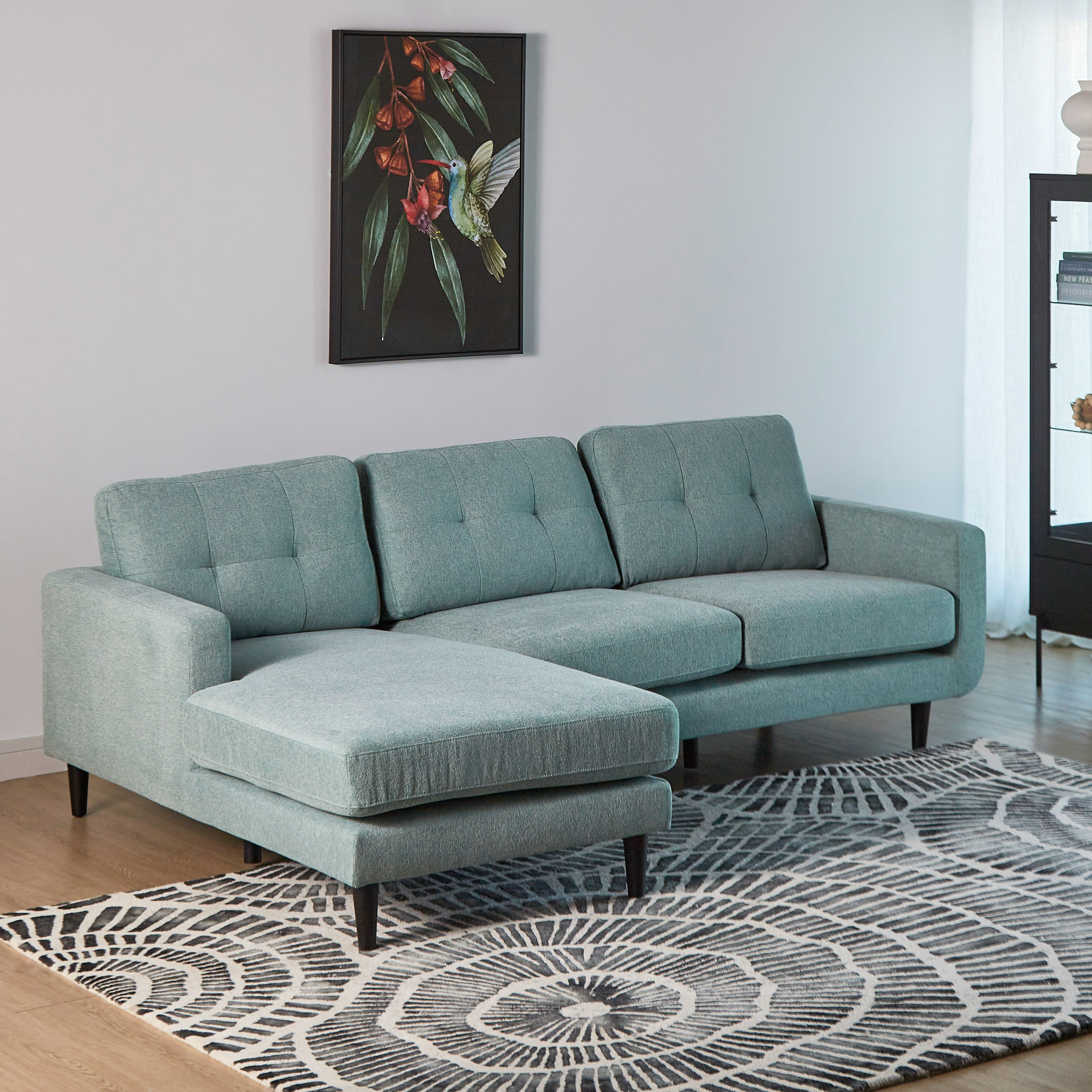 Shop Jaden 3-Seater Fabric Left Corner Sofa | Homecentre Oman