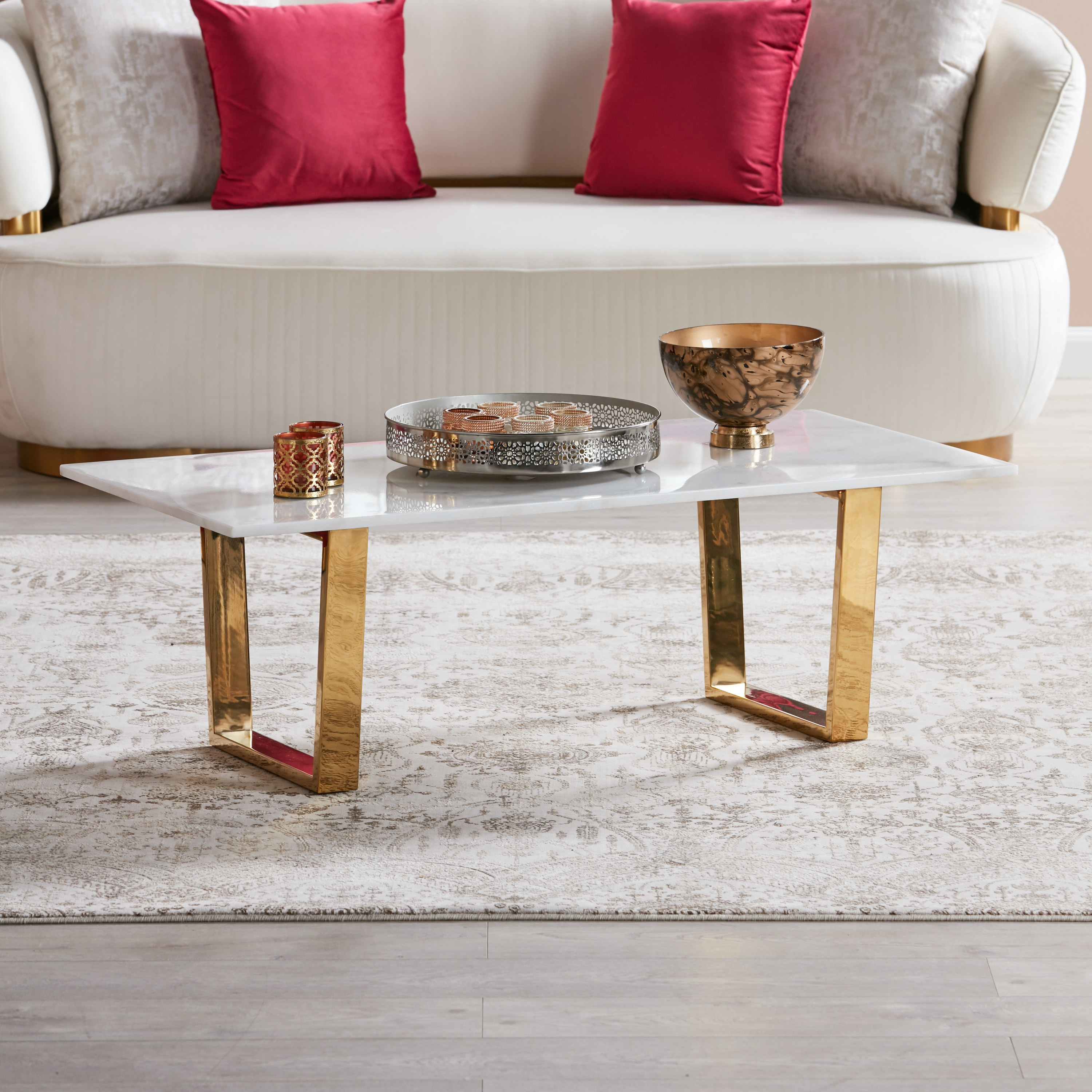 Shop Bellagio Marble Top Coffee Table | Homecentre Oman