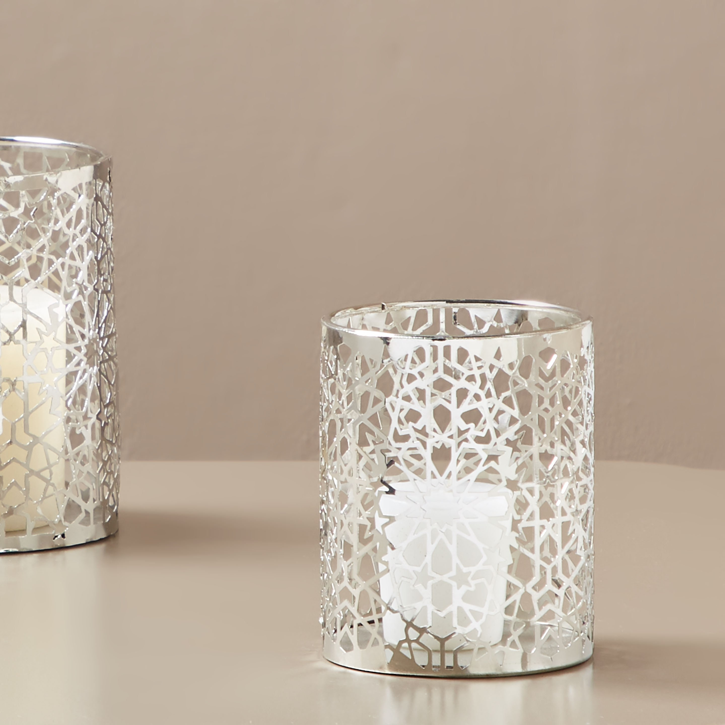 Shop Vernacular Metal Candle Holder Online | Home Centre UAE