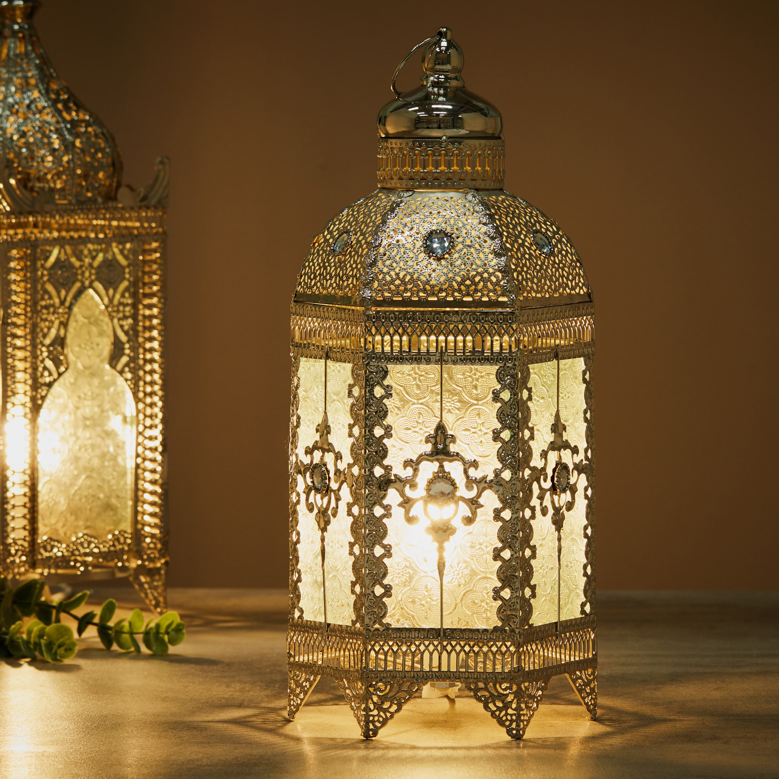 Shop Ether Metal Electrical Lantern - 44 cm | Homecentre Oman