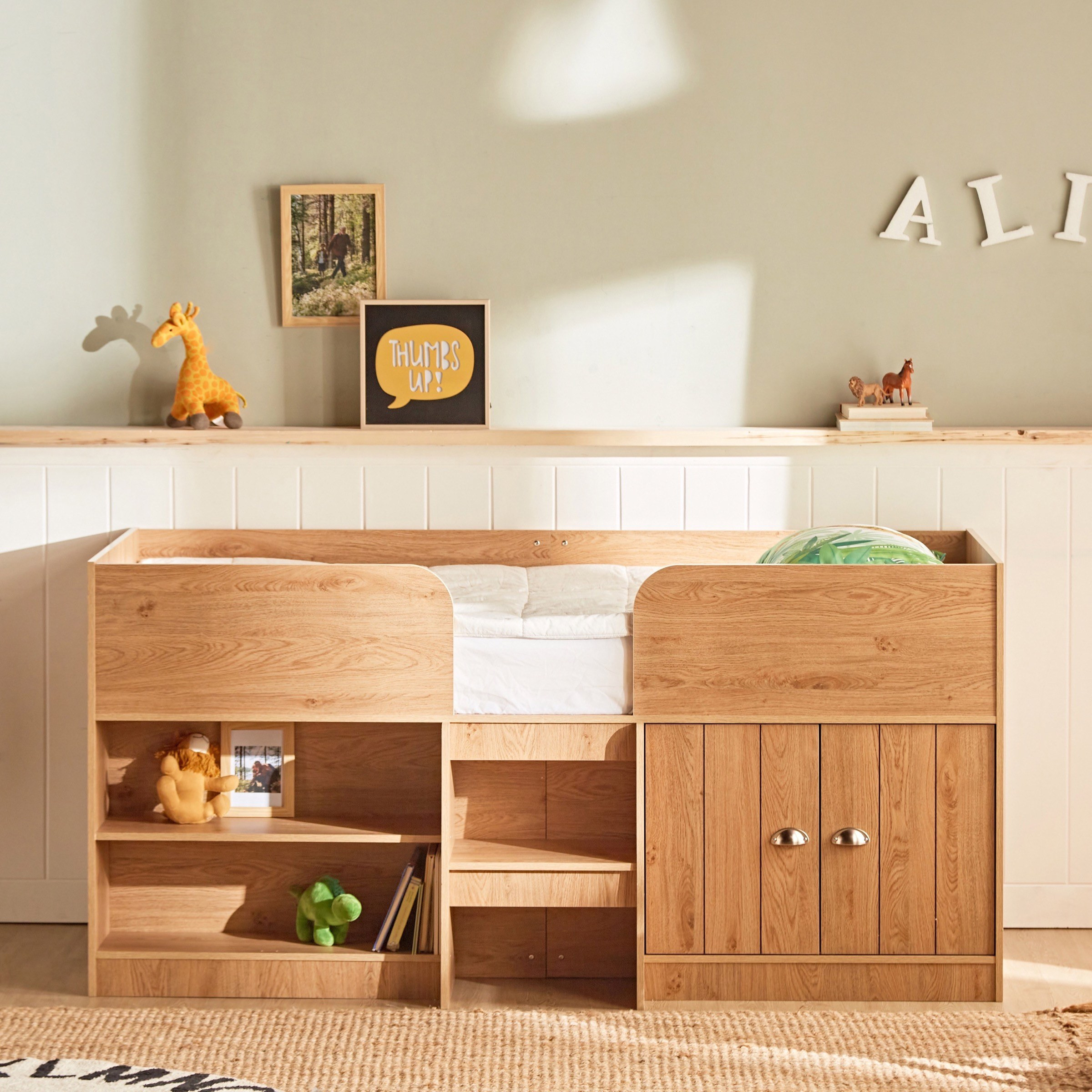 Shop Kirby Cabin Bed with 2 Doors 90x190 cm Home Centre KSA