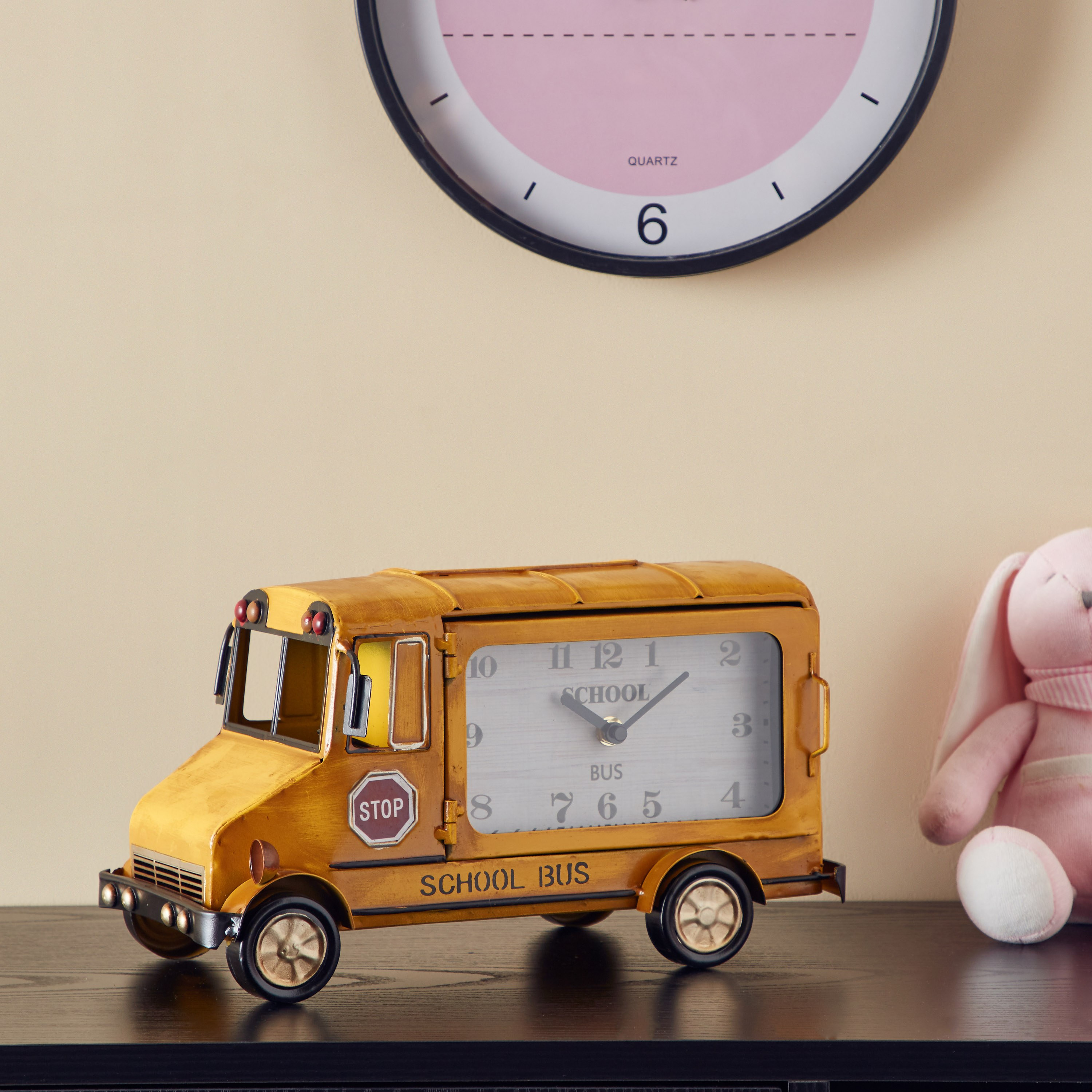 Buster School Bus Clock