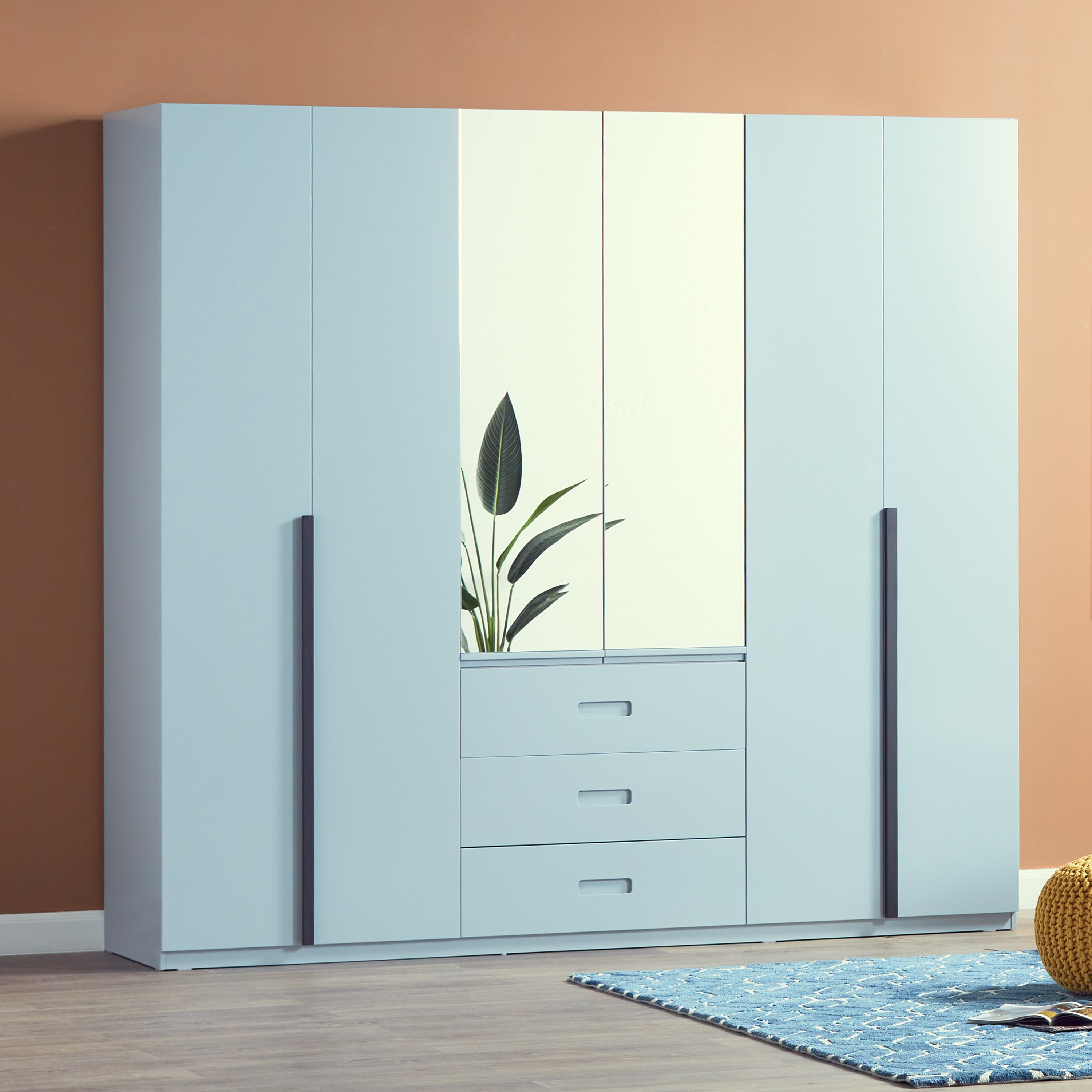 Shop Porto 6-Door Wardrobe Online | Home centre Saudi