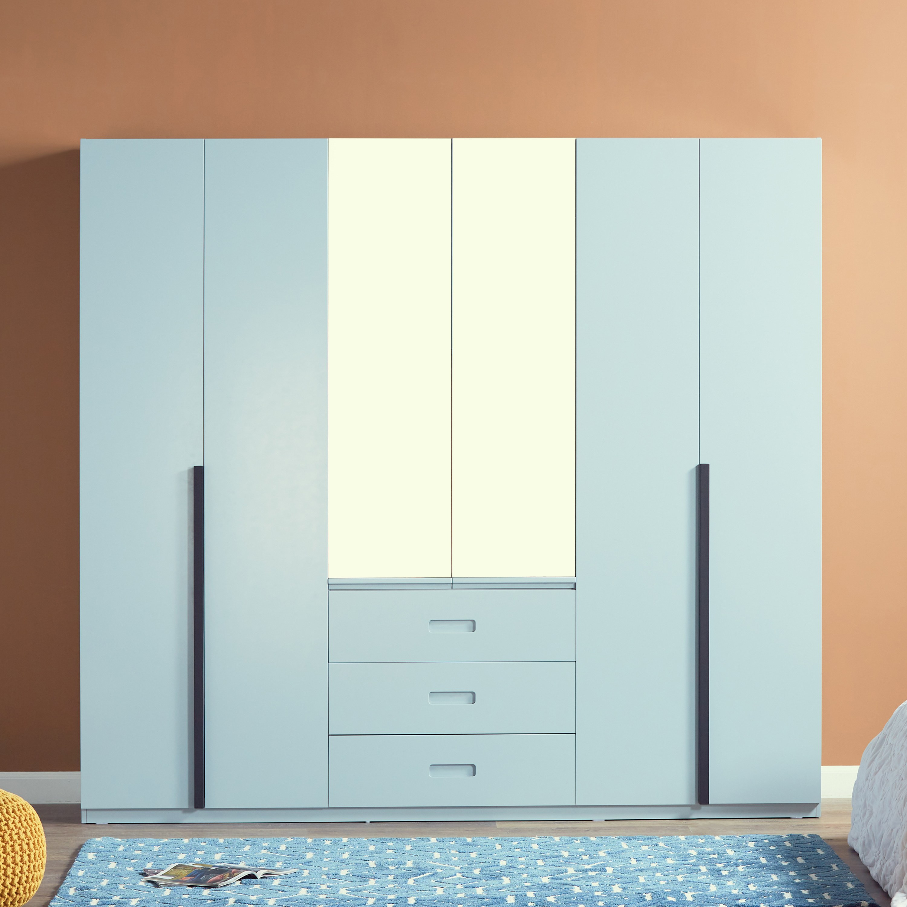 Shop Porto 6-Door Wardrobe Online | Home centre Saudi
