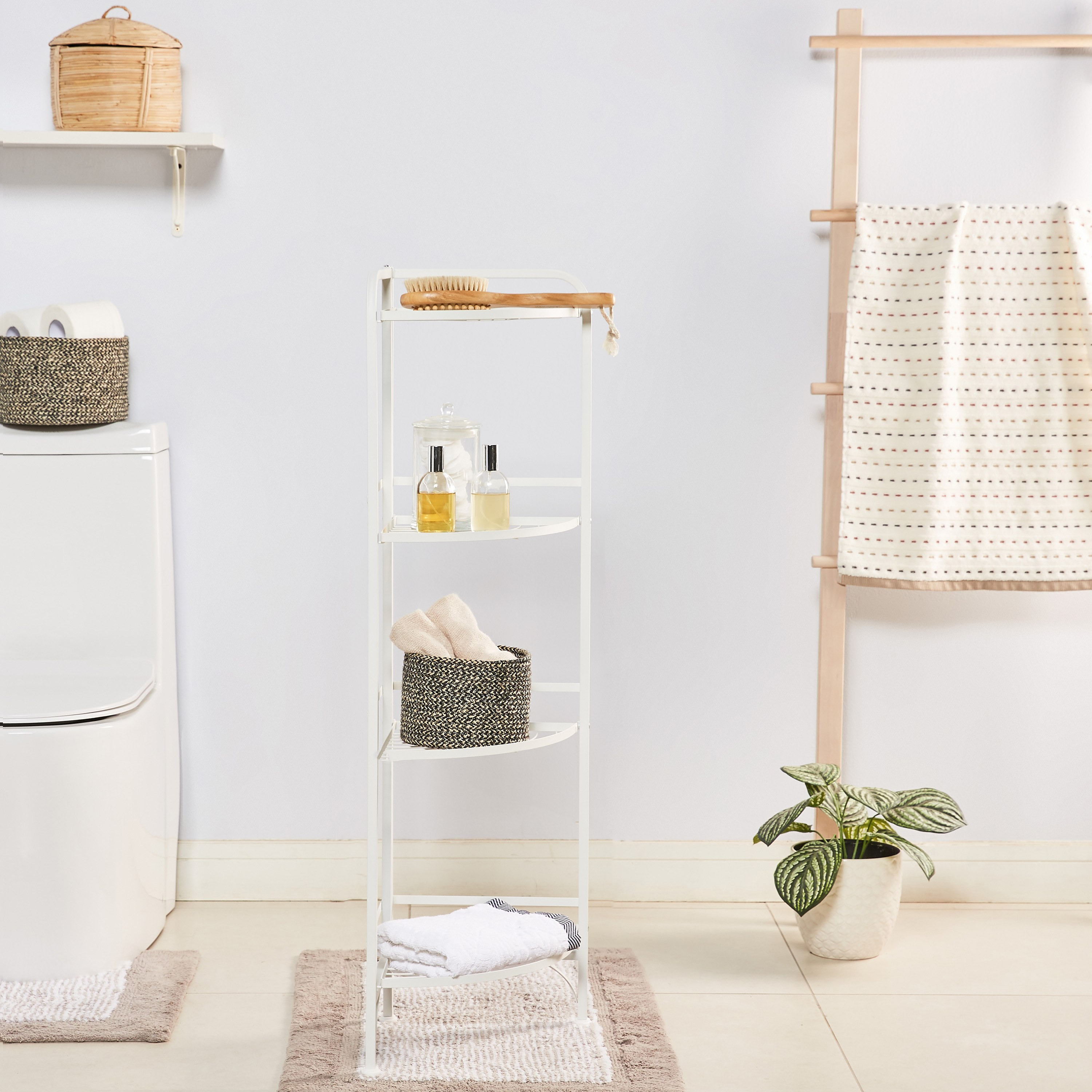 Shop Ovio 4-Tier Corner Folding Rack | Home Centre UAE