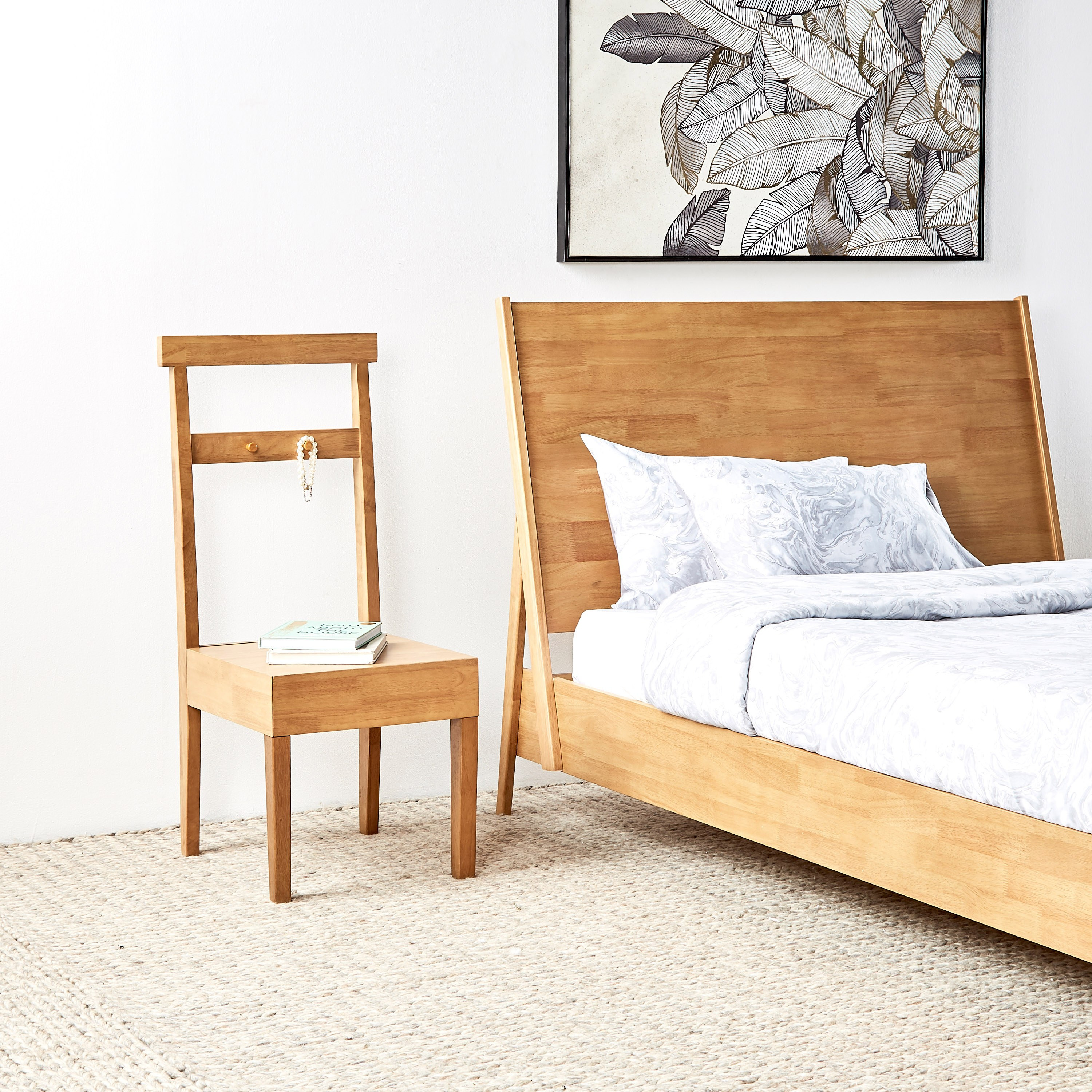 Shop Woody Chair Nightstand with Drawer | Home Centre KSA