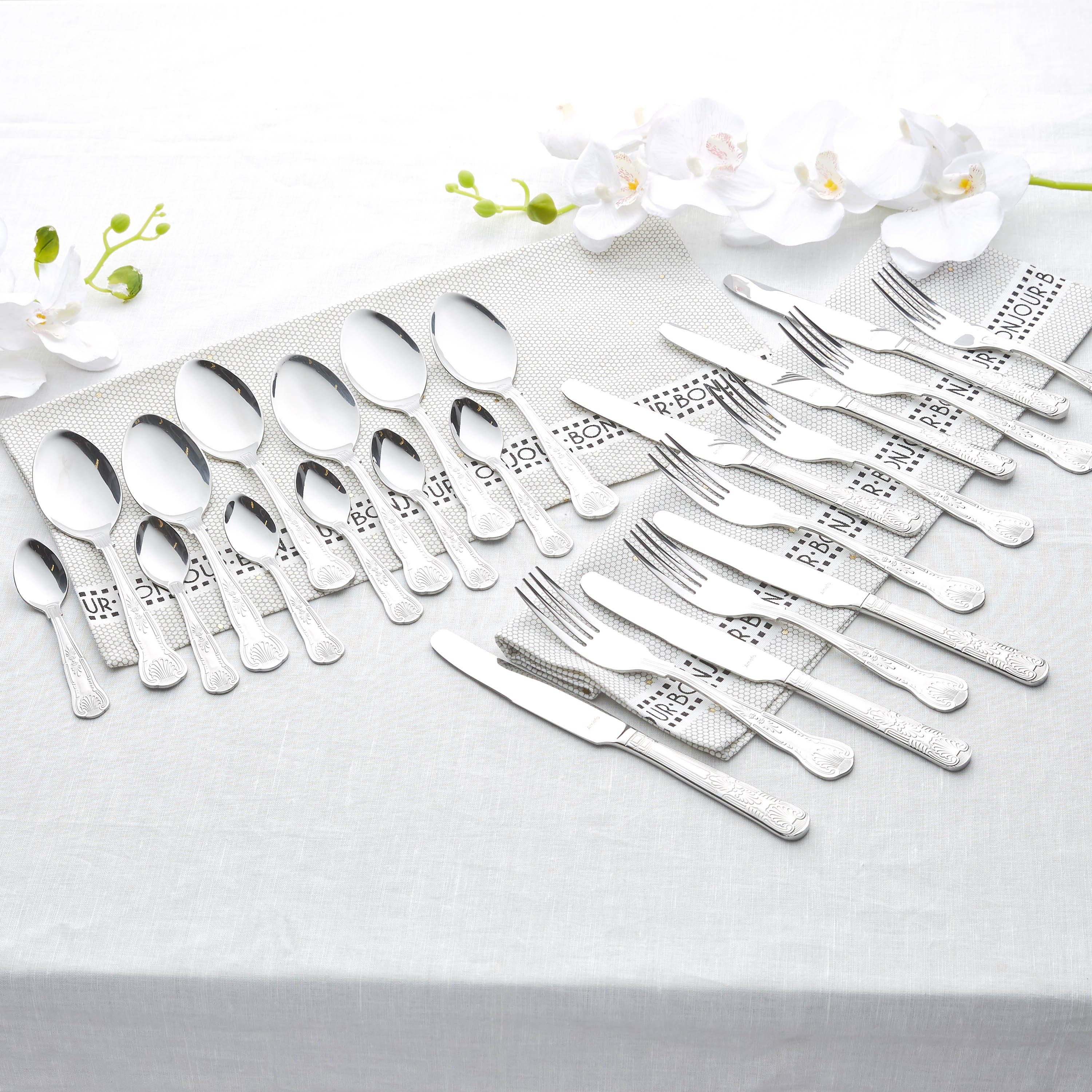 Shop Kings 24-Piece Cutlery Set | Home Centre KSA