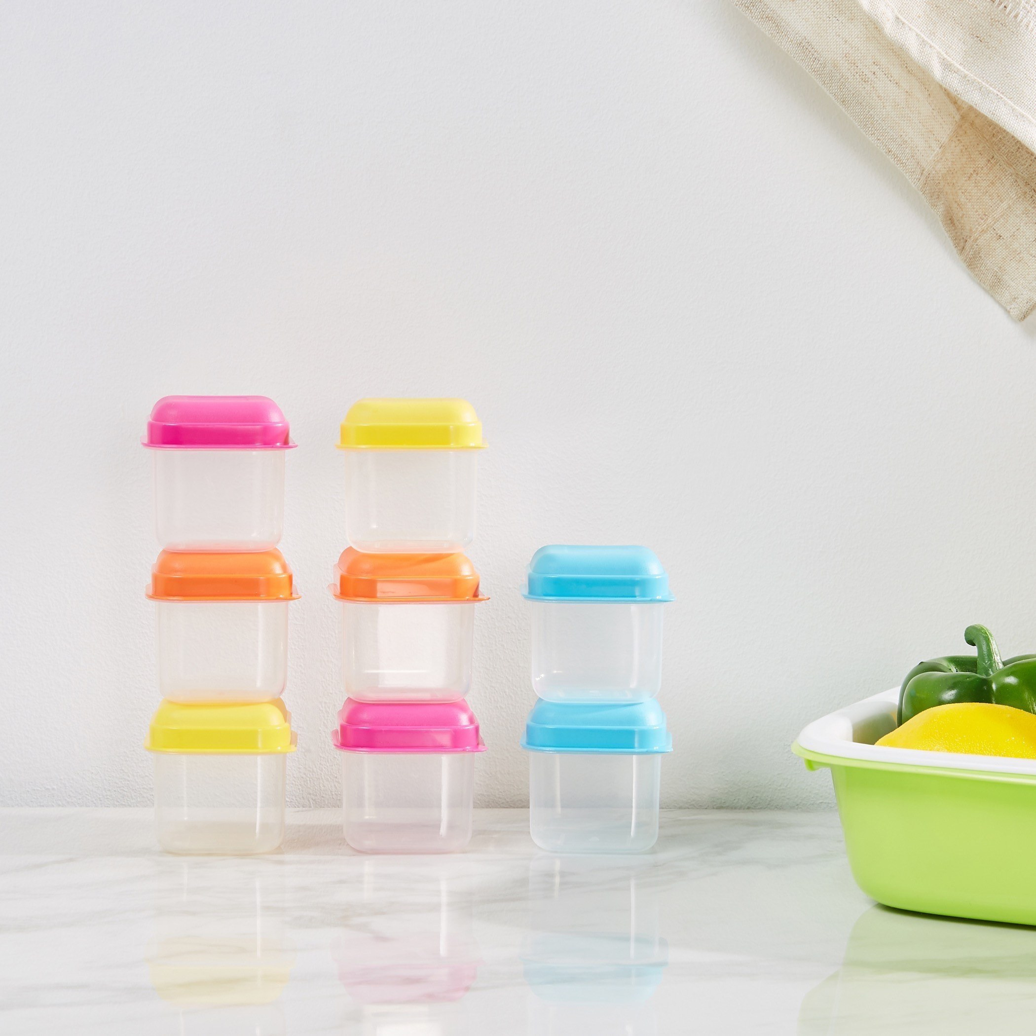 Shop Mini Storage Containers - Set of 8 | Homecentre Egypt