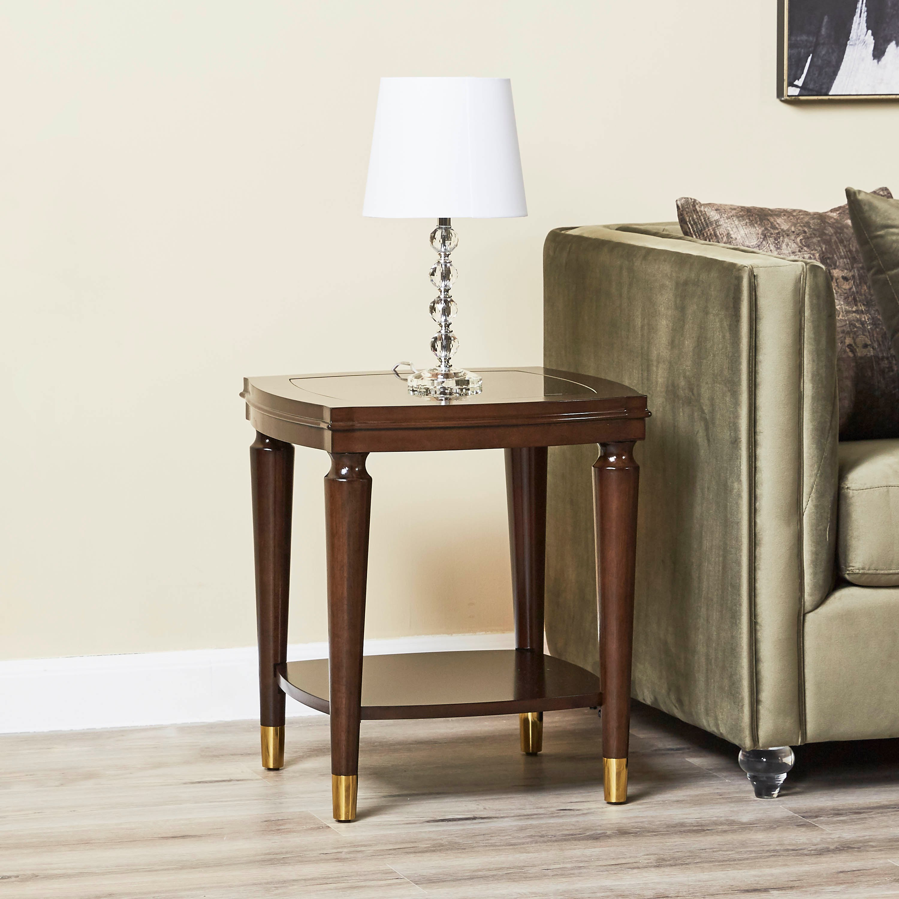 Shop Ashberg Glass Top Side Table | Homecentre Egypt