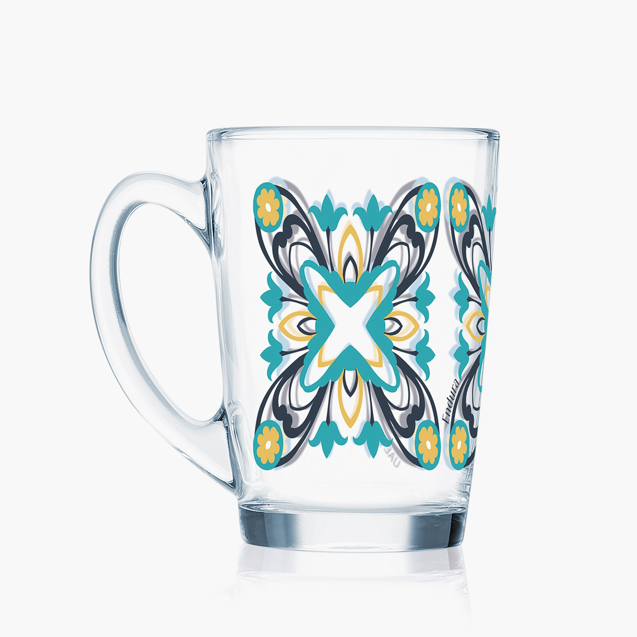 Shop Endura New Morning Jolyne 6-Piece Mug Set - 320 ml | Home Centre UAE