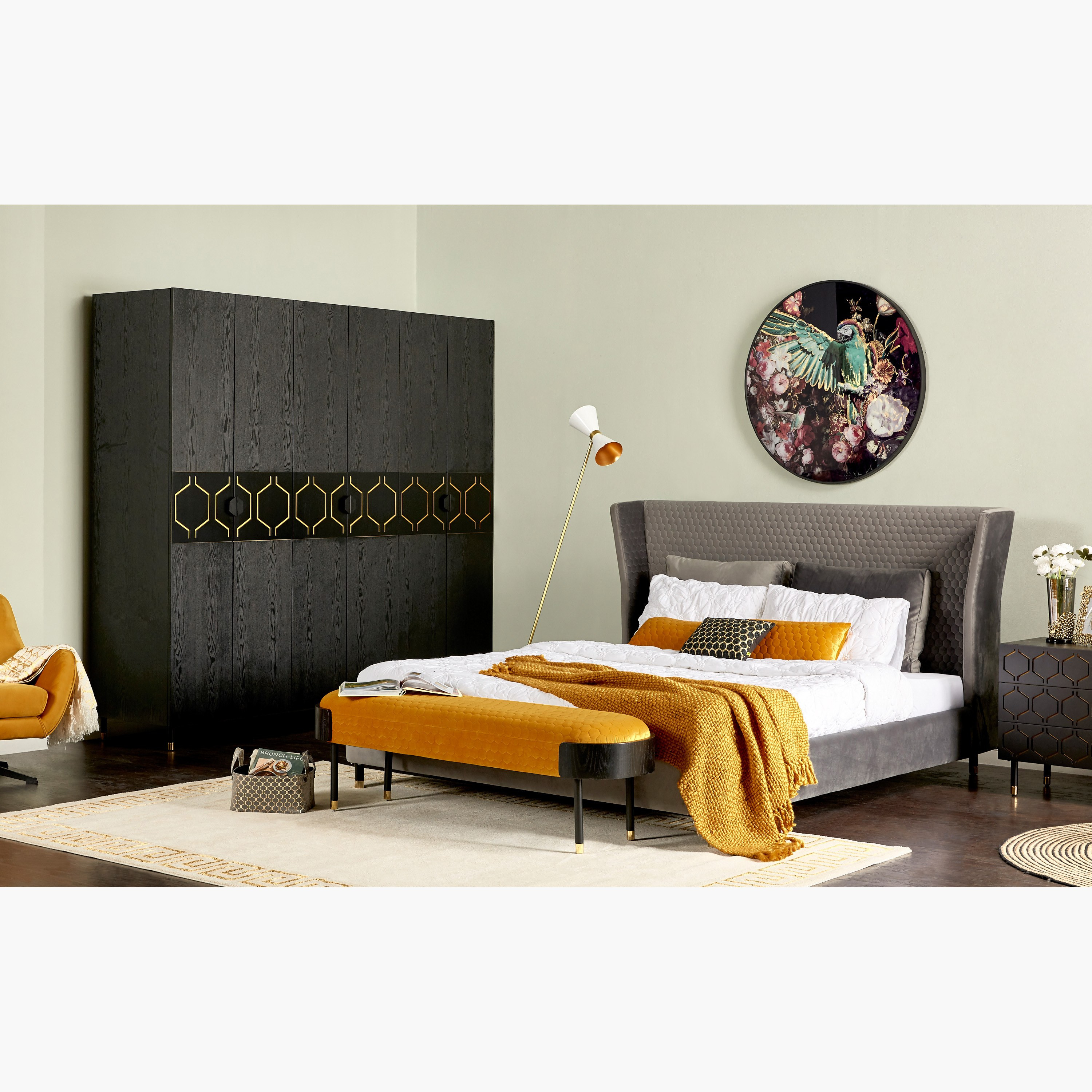 Shop Hive King Bed 180x200 cm Home Centre UAE