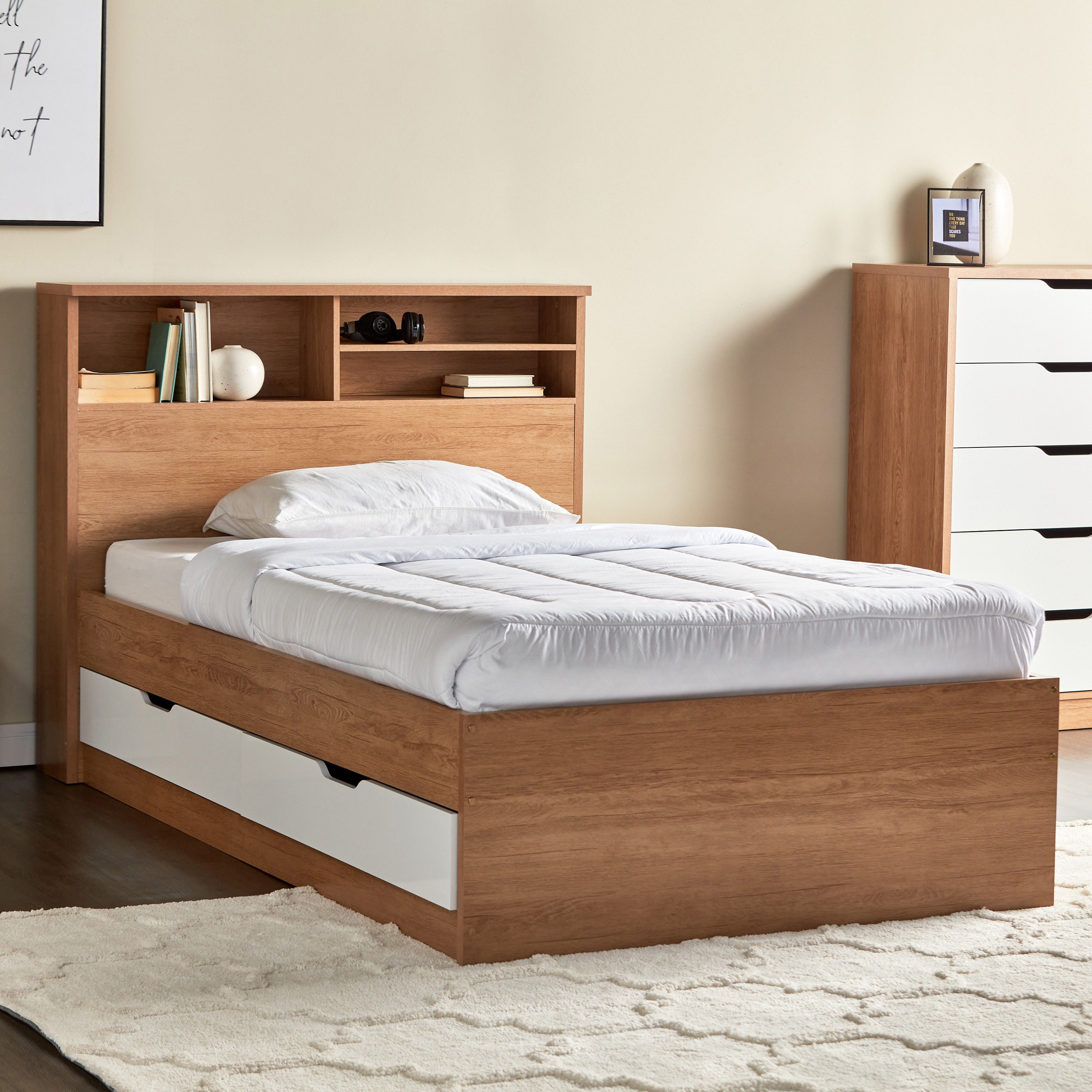 Shop Jamie Single Bed with Storage - 120x200 cm | Homecentre Egypt