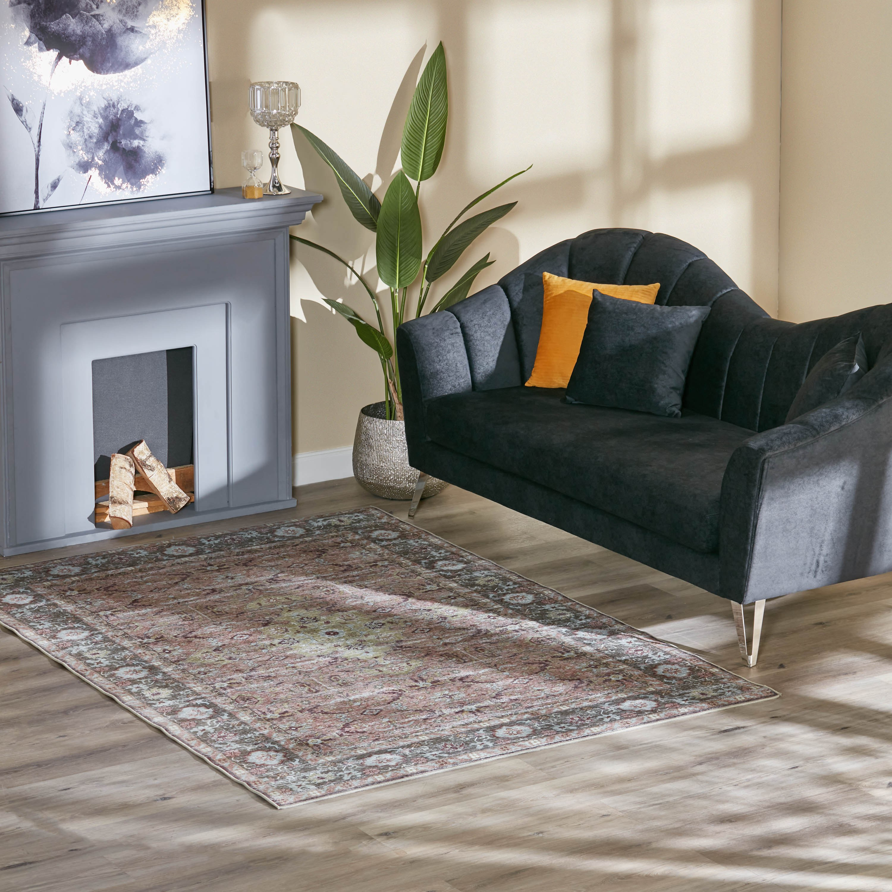 Shop Suzzani Chenille Rug - 160x230 cm | Homecentre Oman