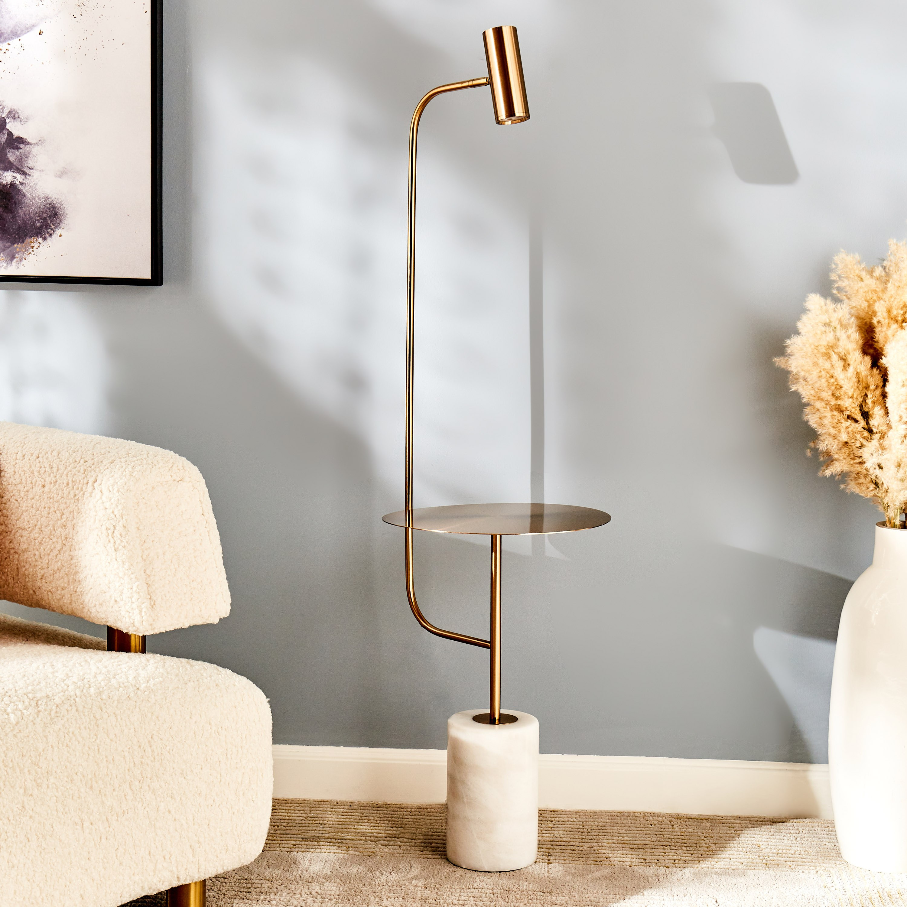 Shop Ryder Metal Floor Lamp - 152 cm | Home Centre UAE