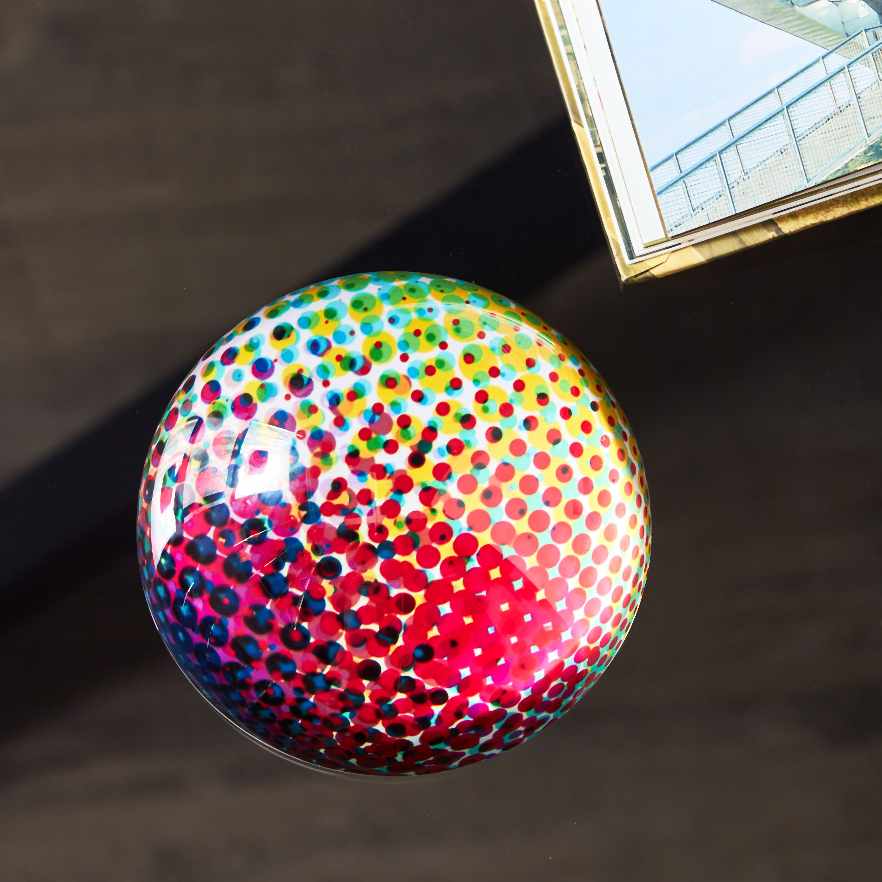 Shop Rainbow Hologram Coloured Crystal Paperweight Online | Home Centre UAE