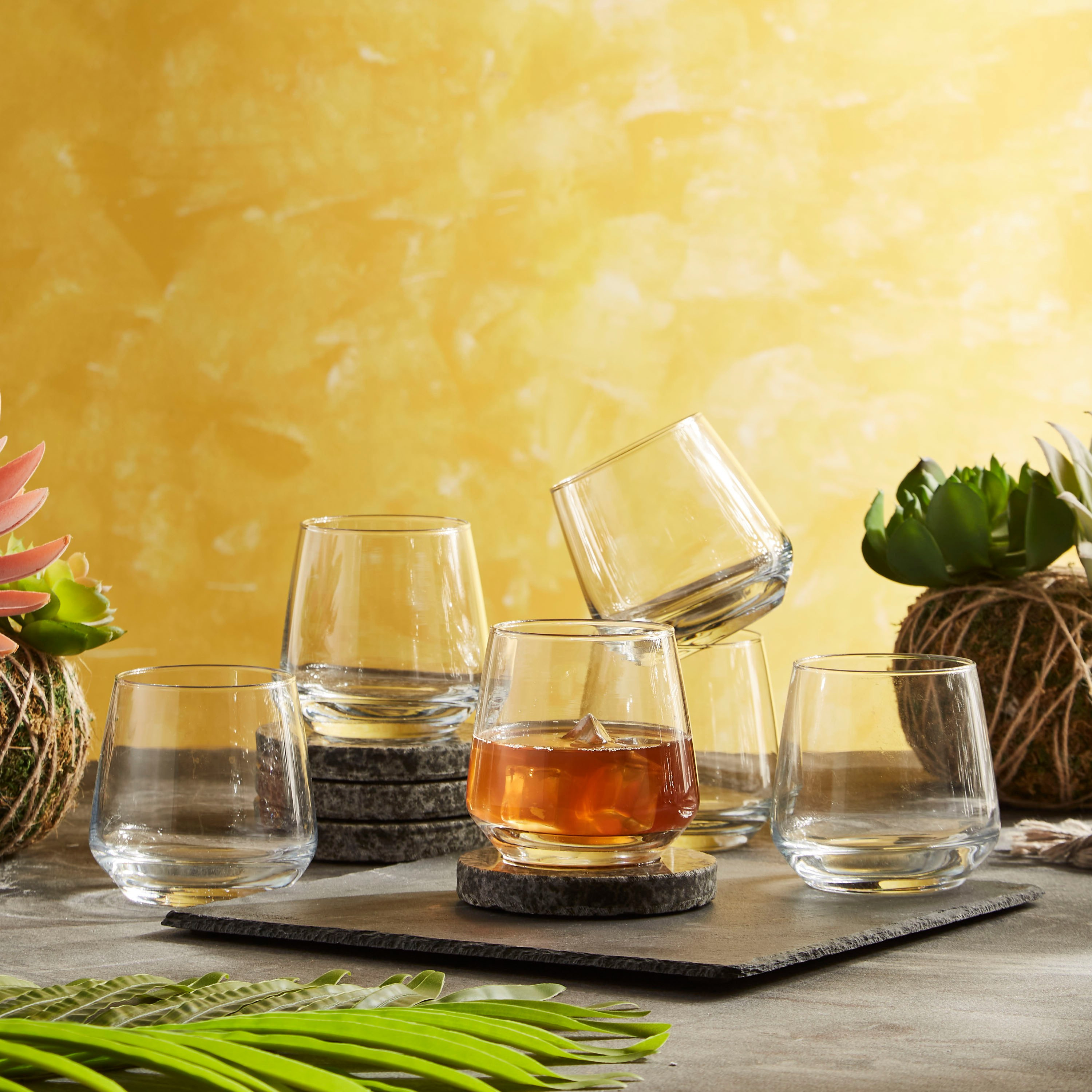 Shop Essential 6-Piece Glass Set - 345 ml | Home Centre KSA