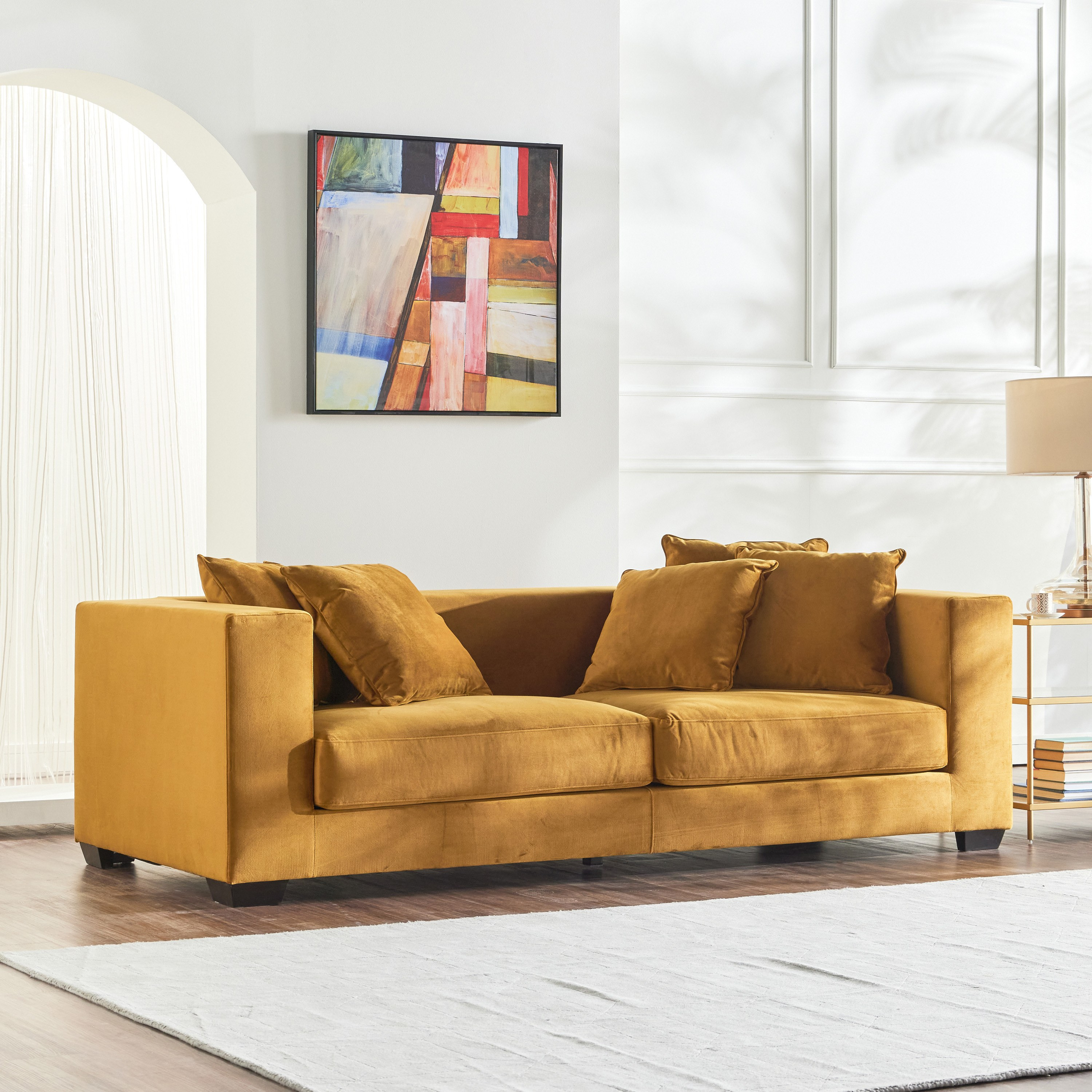 Shop Colorado 2-Seater Velvet Sofa | Home Centre UAE