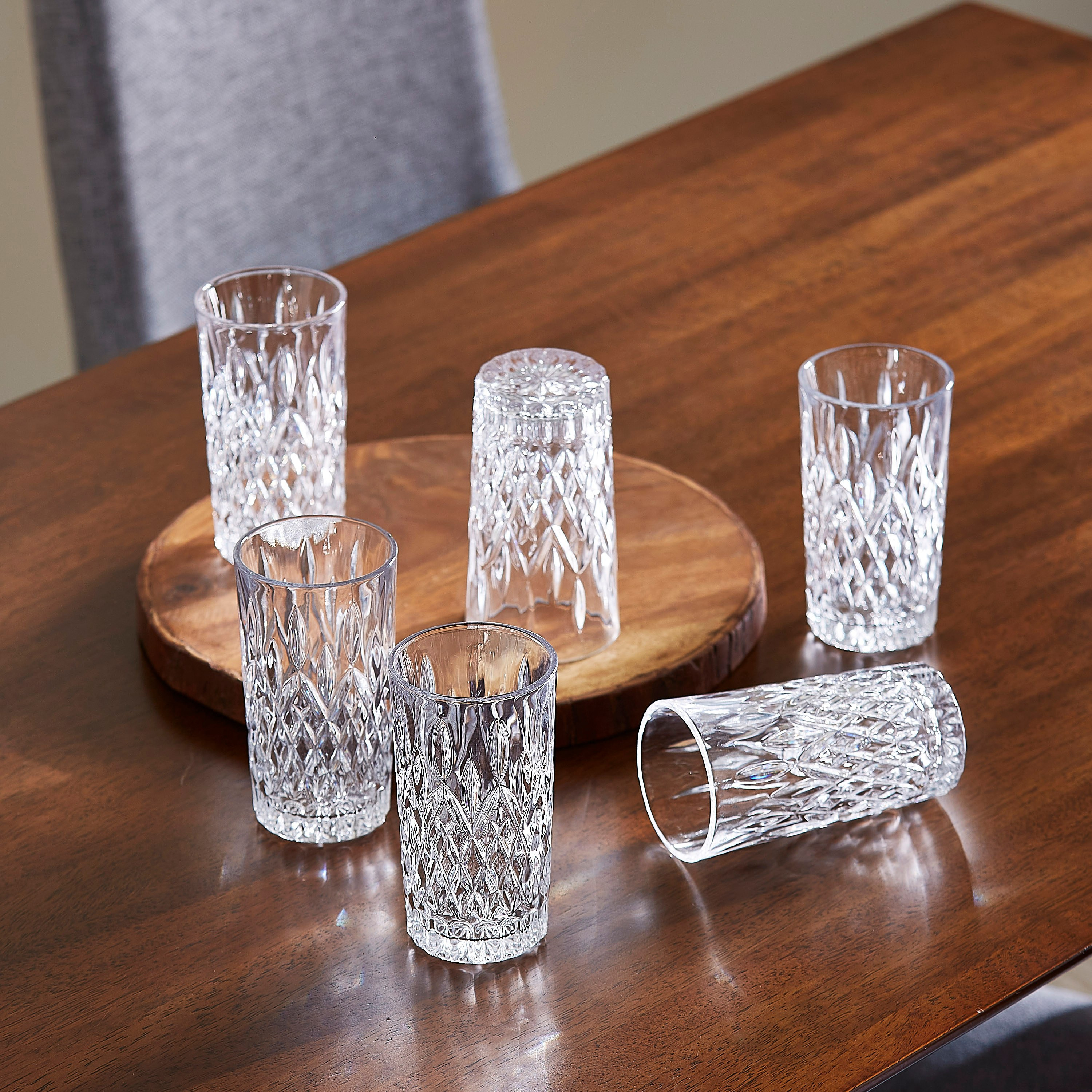 Shop Billie 6-Piece Glass Set - 300 ml Online | Home Centre UAE