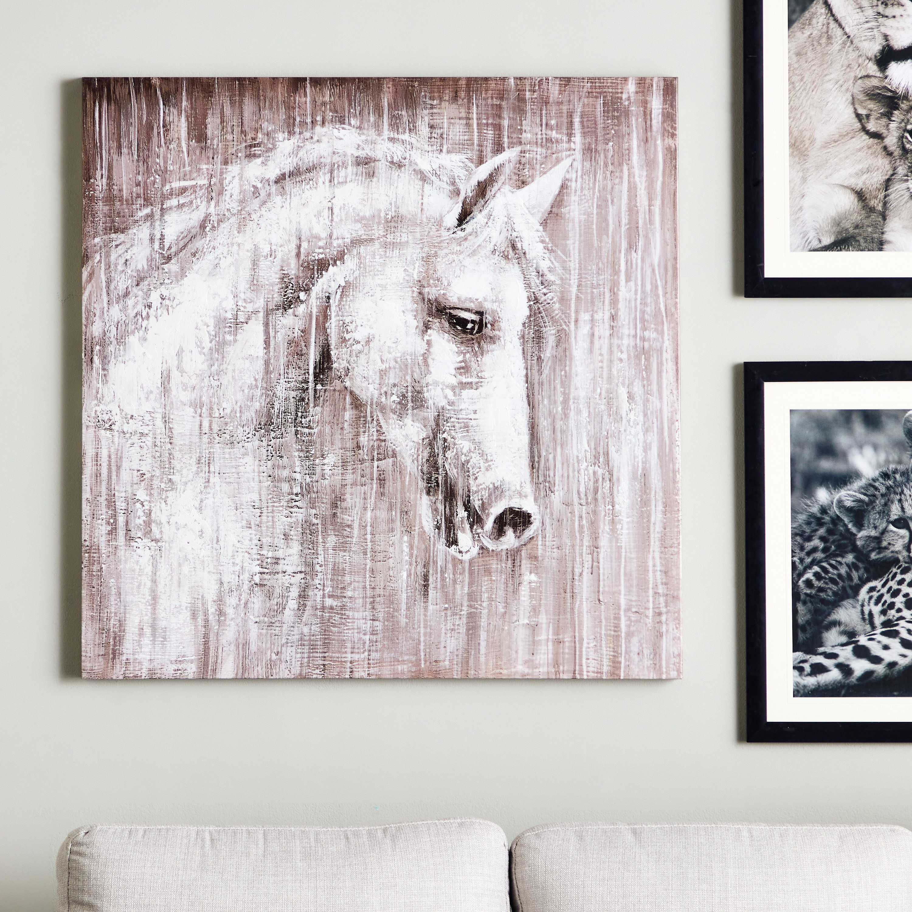 Shop Gallant Pale Wildlife Unframed Canvas Art | Home Centre UAE
