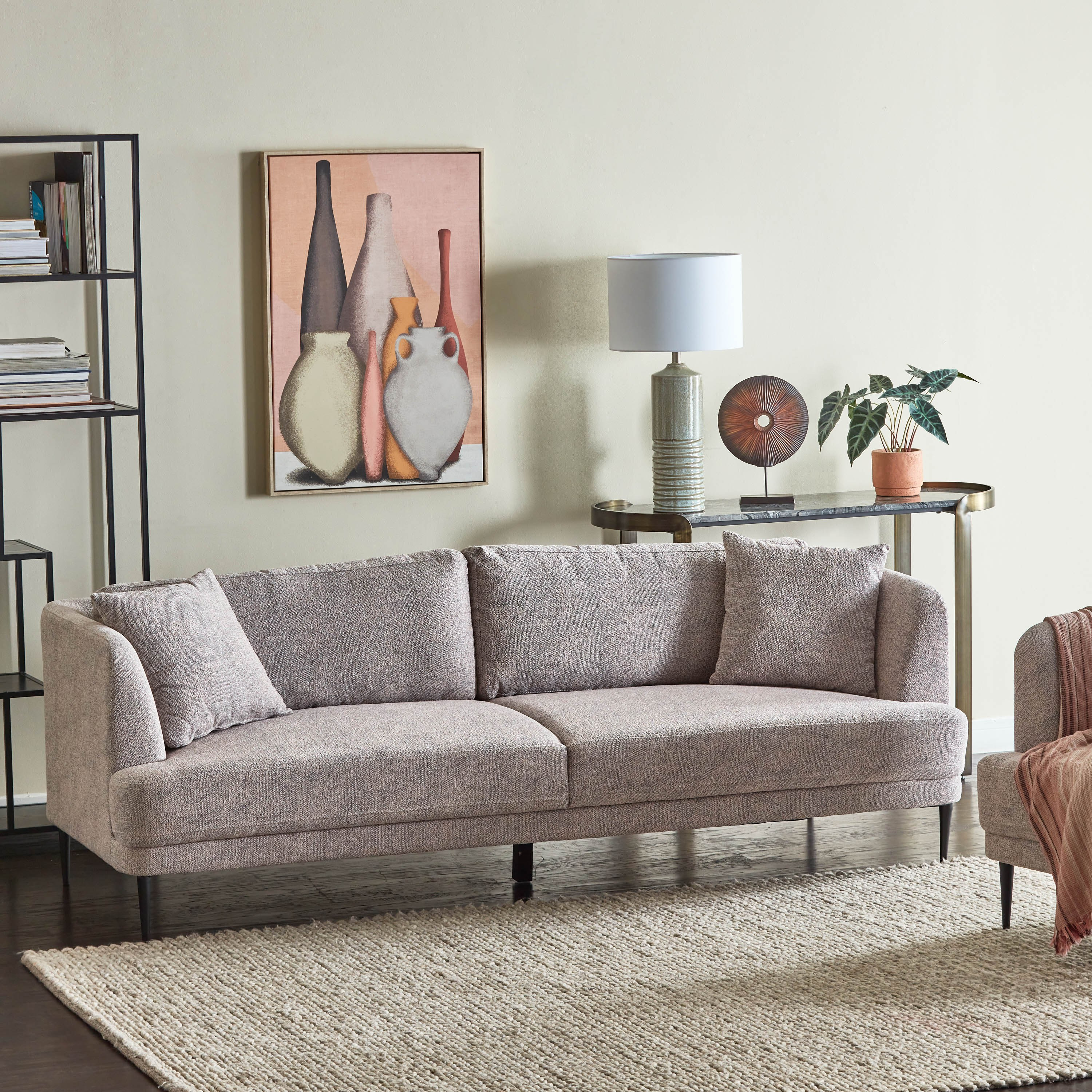 Shop Flavio 3-Seater Fabric Sofa | Homecentre Egypt